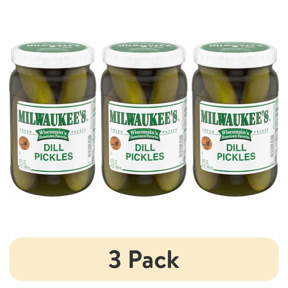 Milwaukee's Baby Dill Pickles, 32 fl oz Jar - Walmart.com