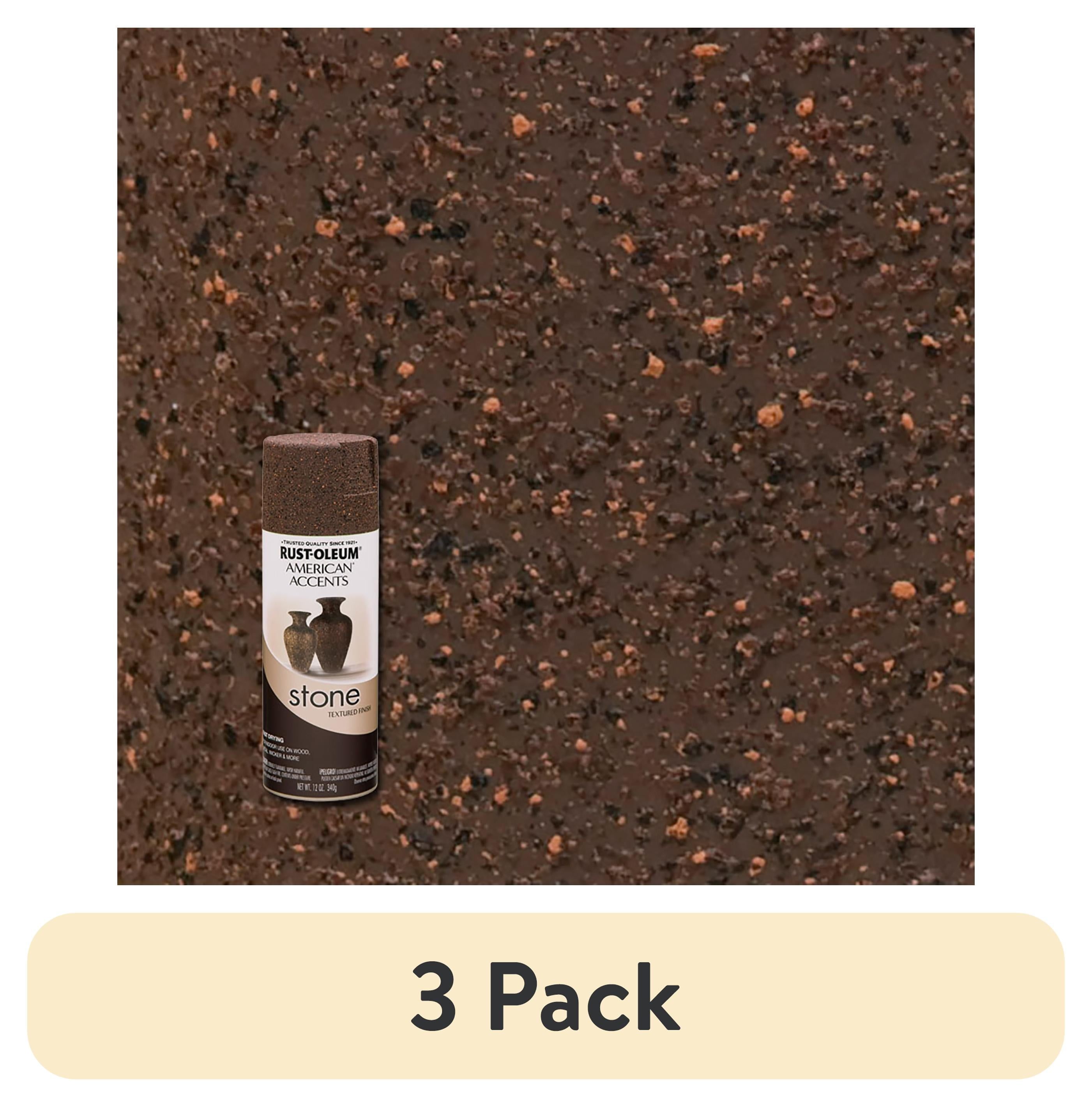 (3 pack) Mineral Brown, Rust-Oleum American Accents Textured Spray ...