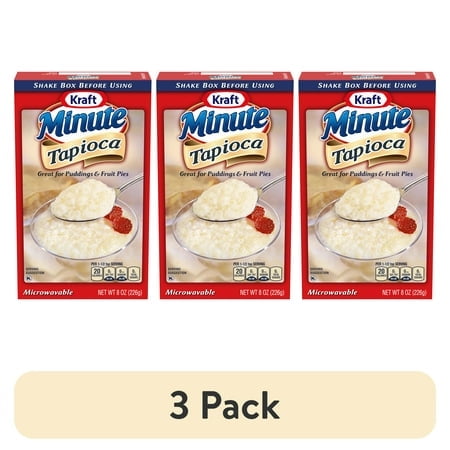 (3 pack) Minute Tapioca, 8 oz Box - Walmart.com