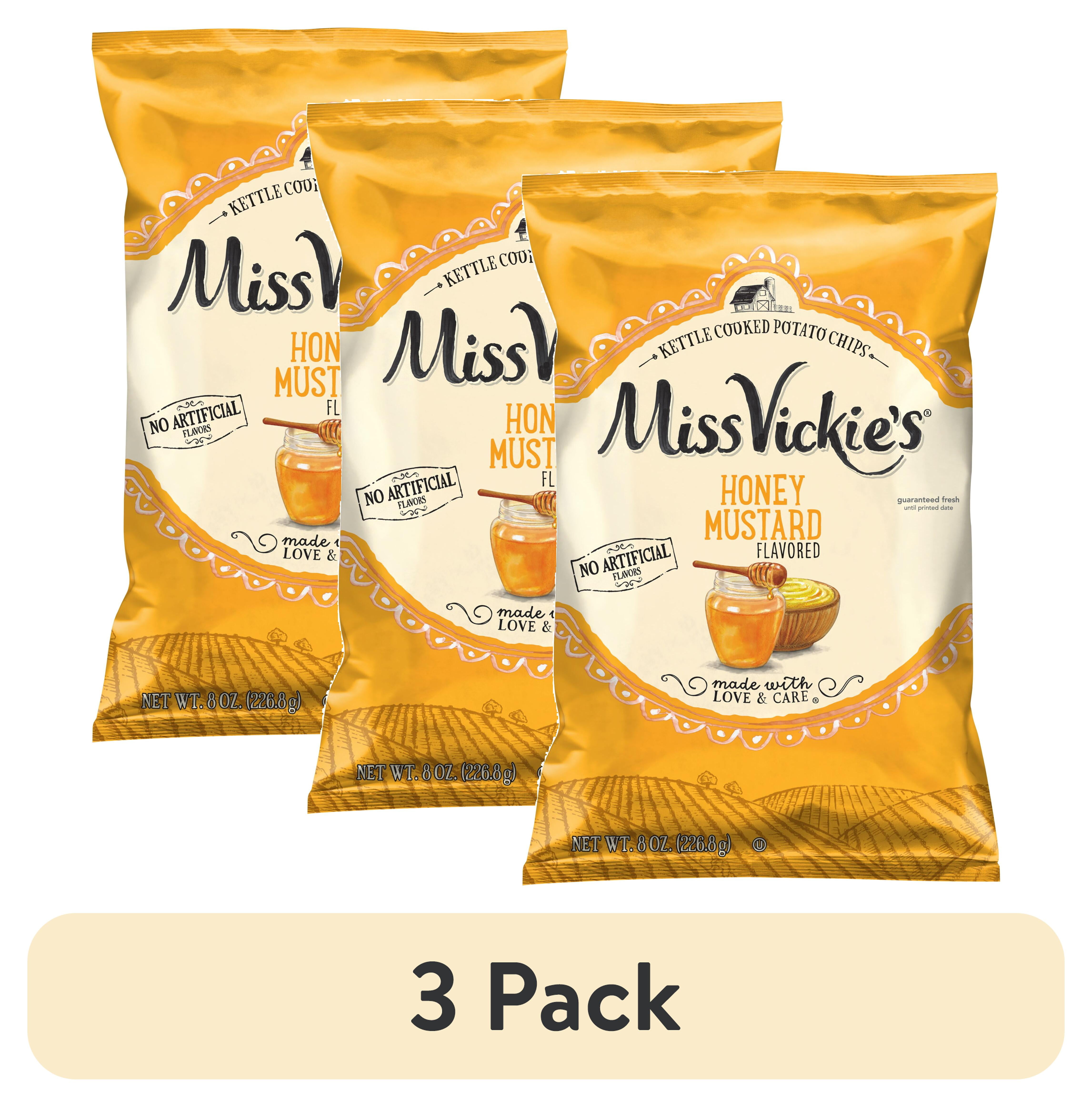 (3 pack) Miss Vickie's Honey Mustard Flavored Kettle Cooked Potato ...
