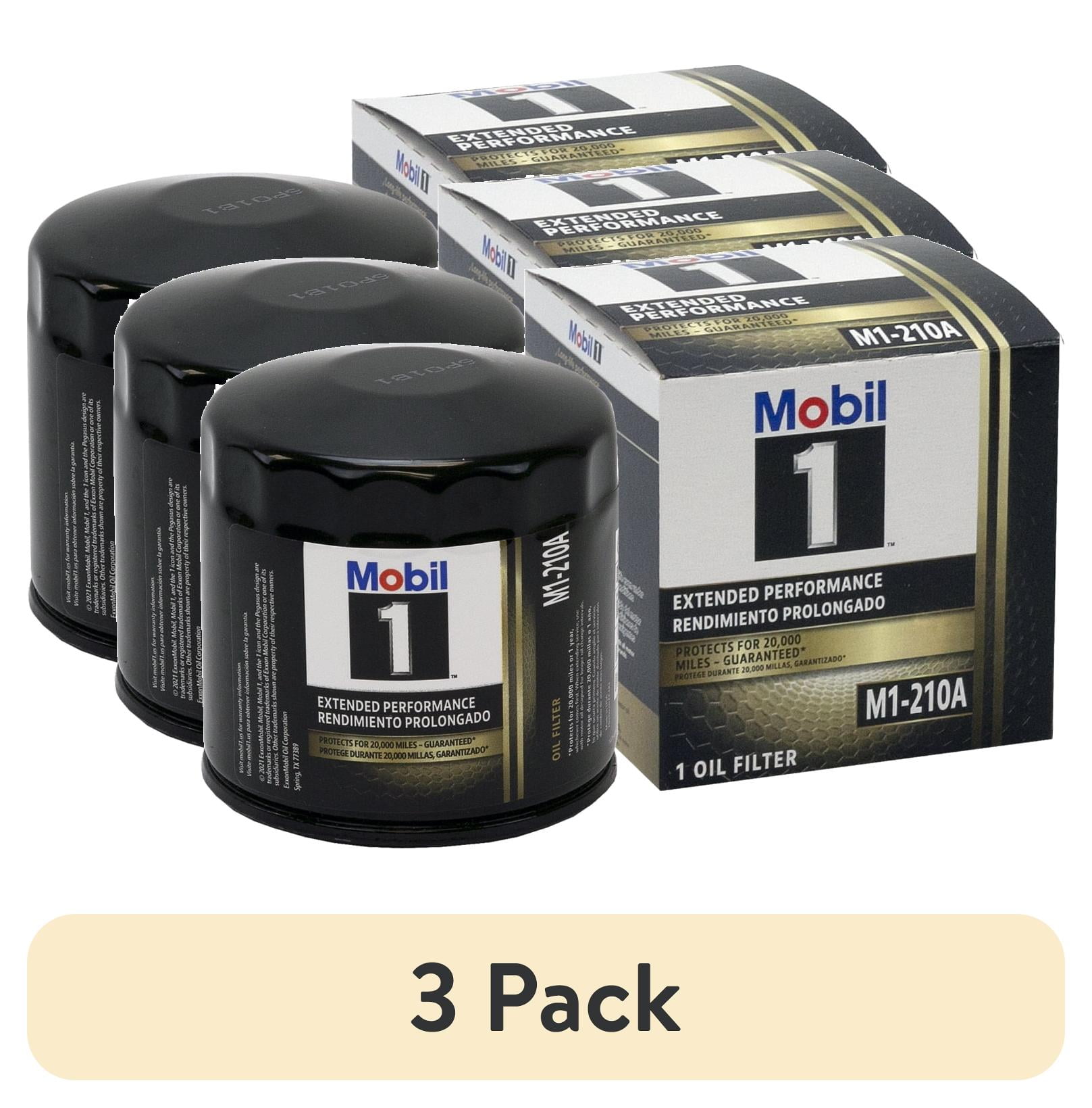 (3 pack) Mobil 1 Extended Performance M1-210A Oil Filter - Walmart.com