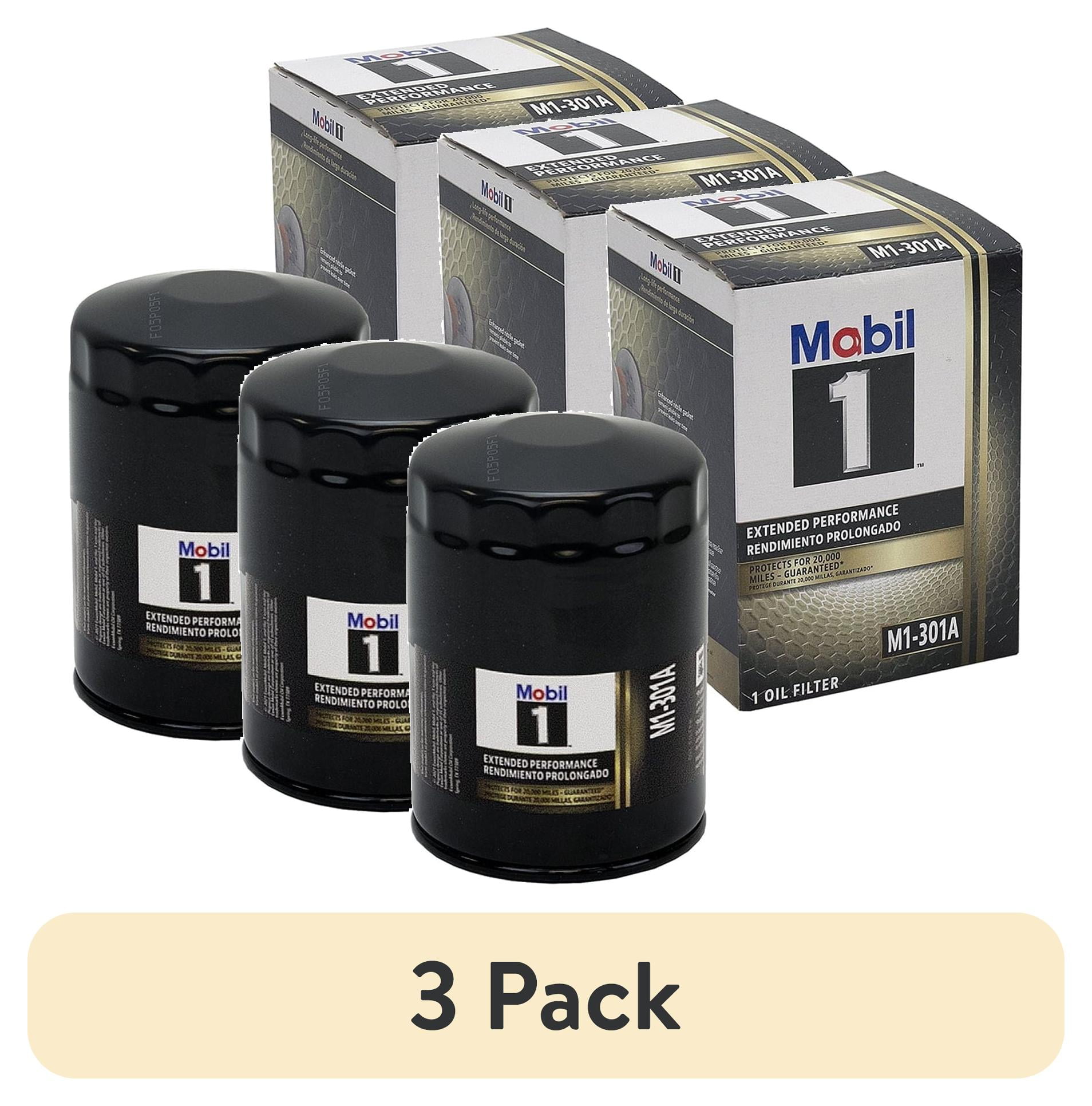 (3 pack) Mobil 1 Extended Performance M1-301A Oil Filter - 20,000 Miles ...