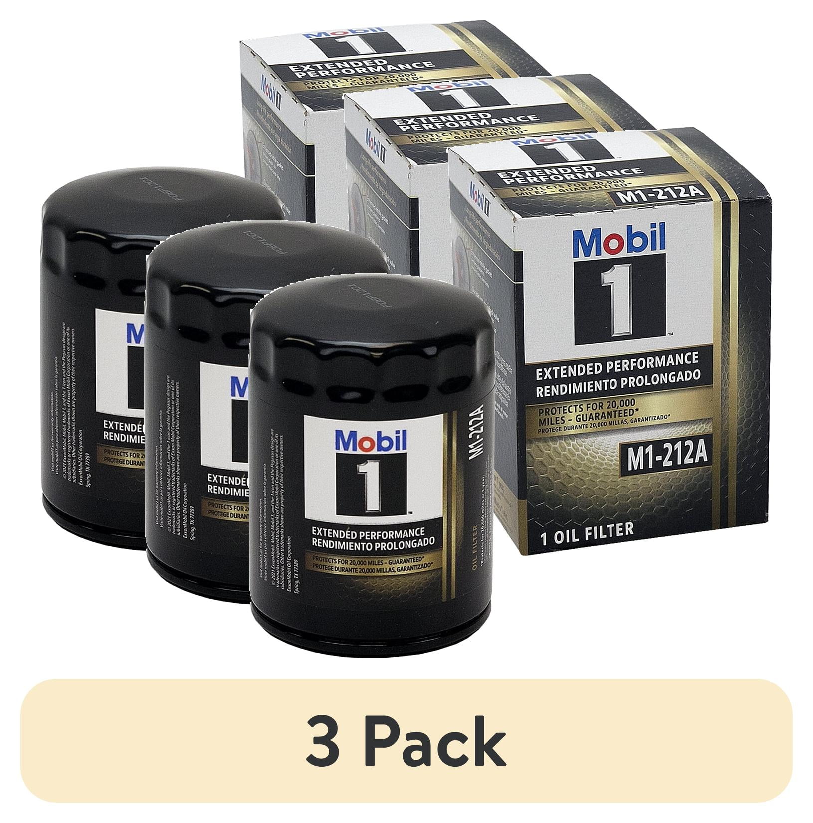 (3 pack) Mobil 1 Extended Performance M1-212A Oil Filter - Walmart.com