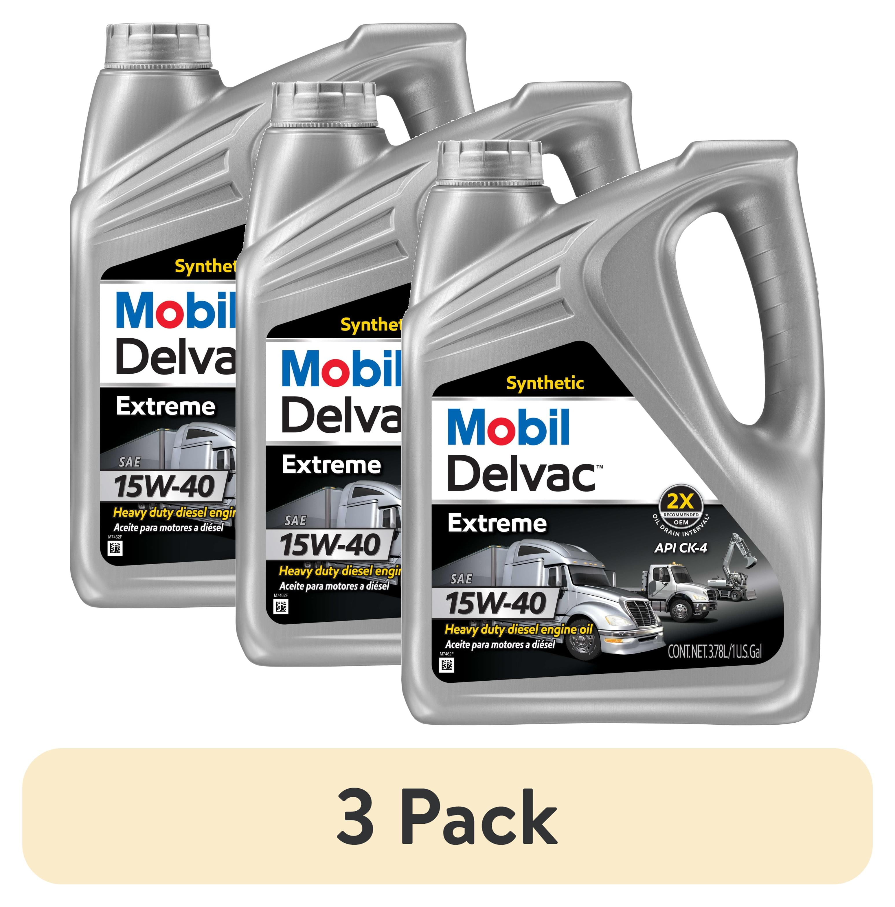 (3 pack) Mobil Delvac Extreme Heavy Duty Full Synthetic Diesel Engine ...