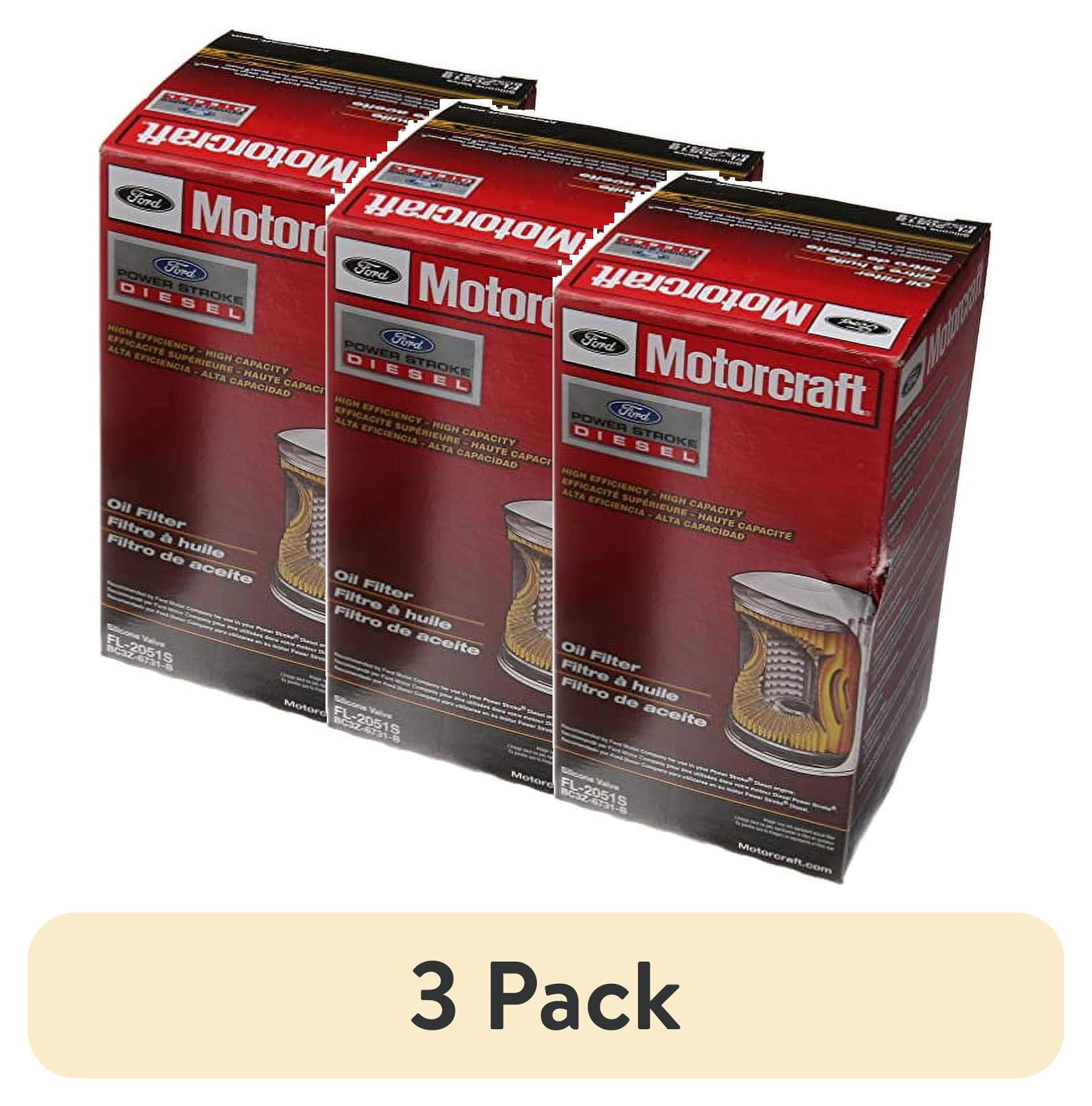 (3 pack) Motorcraft FL2051S Original Equipment Oil Filter Fits select ...