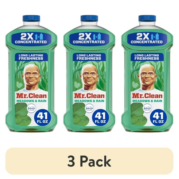 (3 pack) Mr. Clean 2X Concentrated Multi Surface, All Purpose Cleaner ...