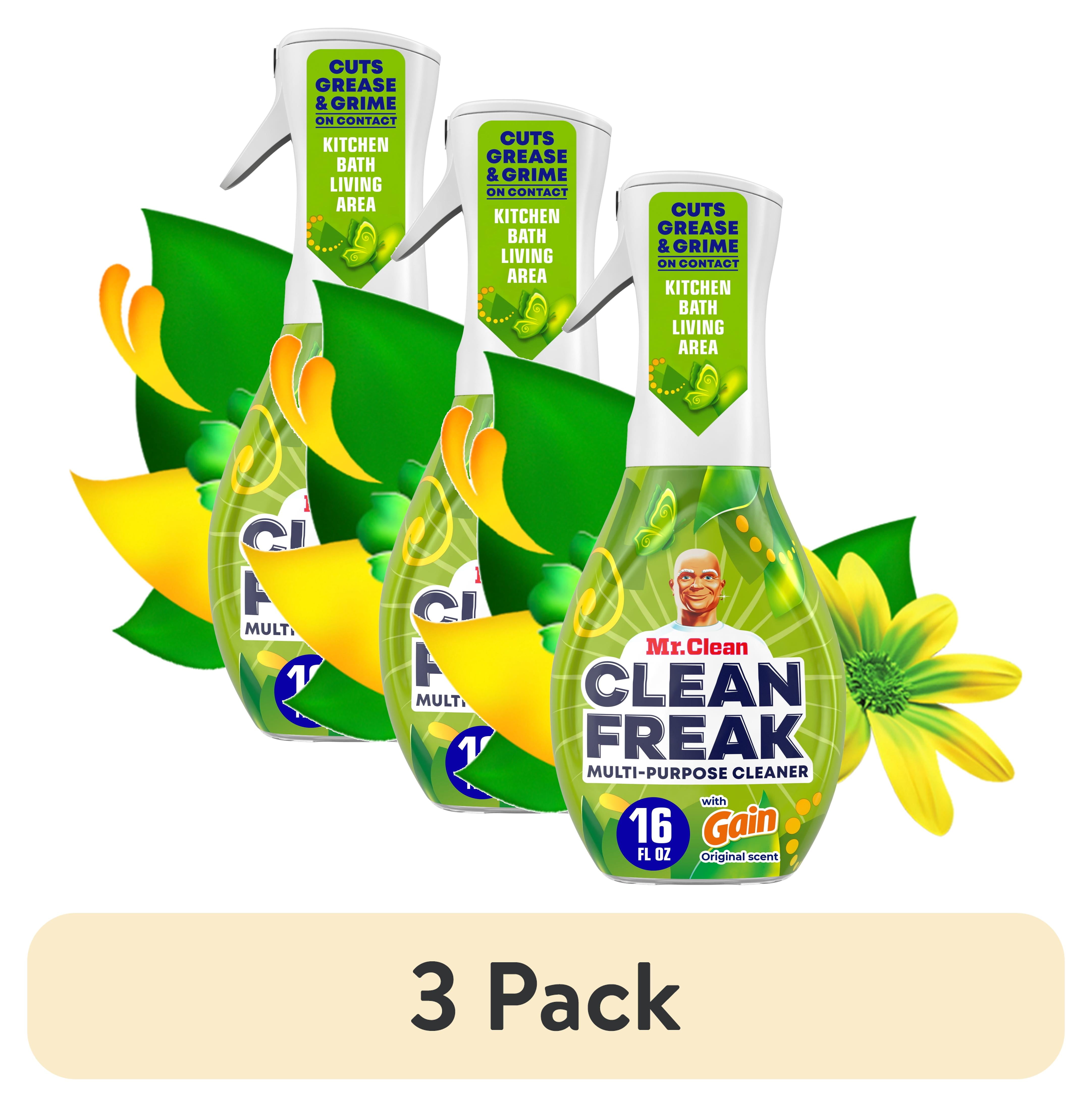 (3 pack) Mr. Clean Clean Freak All Purpose Cleaner Spray, Multi-Surface ...