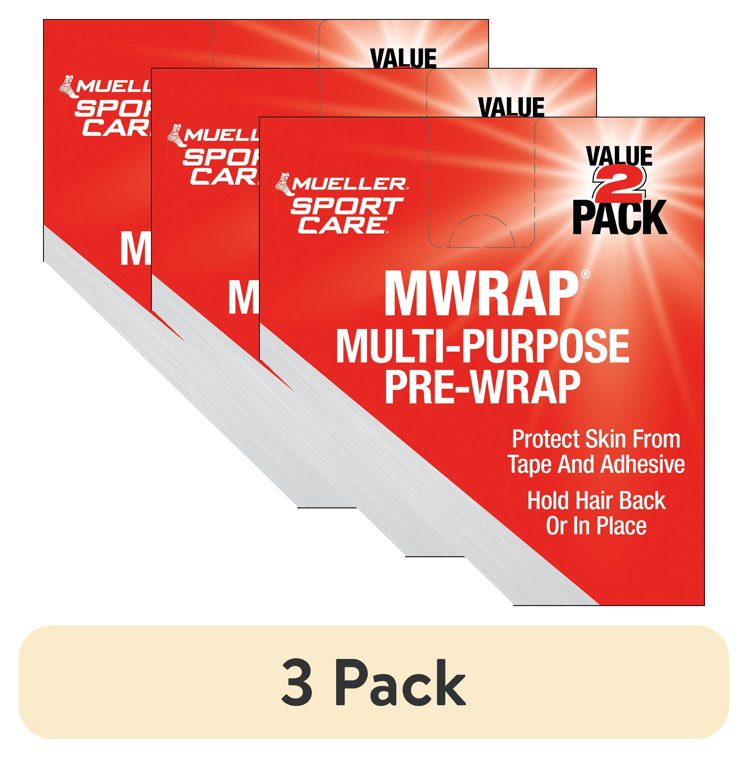 (3 pack) Mueller MWrap Prewrap, 2 Pack, Black - Walmart.com