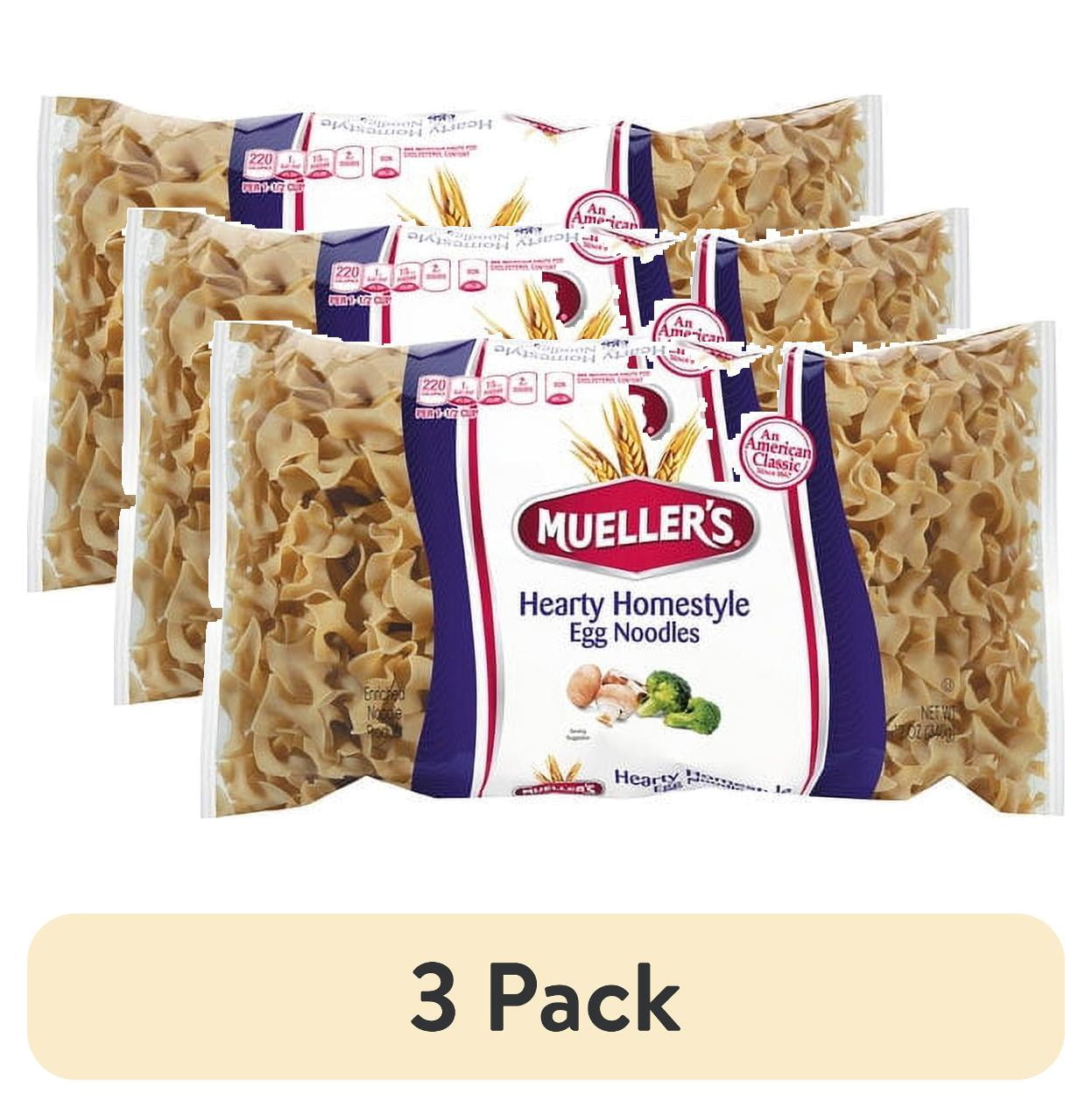 (3 pack) Mueller's 12 oz Hearty Homestyle Egg Noodle - Walmart.com