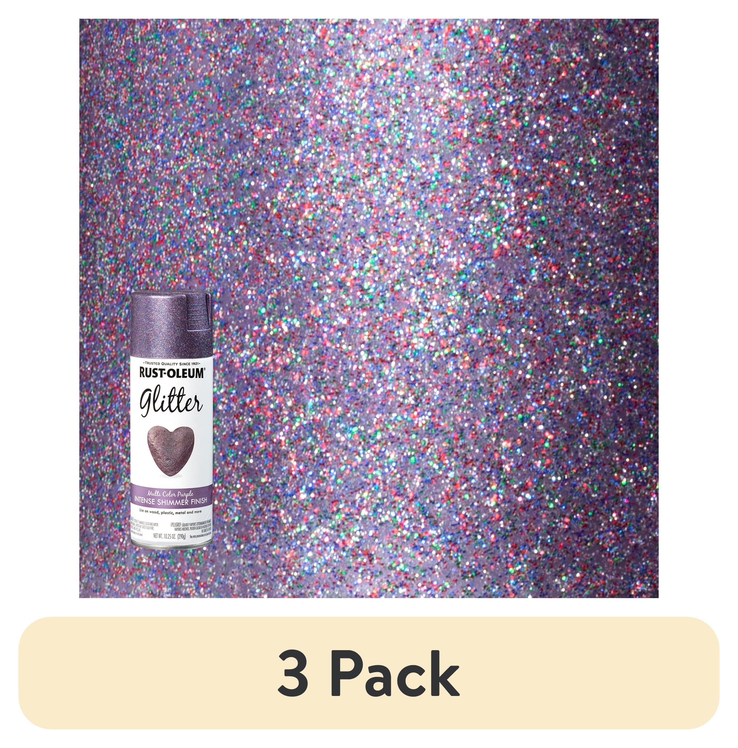 (3 pack) 6 Pack, Multi Color Purple, Rust-Oleum Specialty Glitter Spray ...