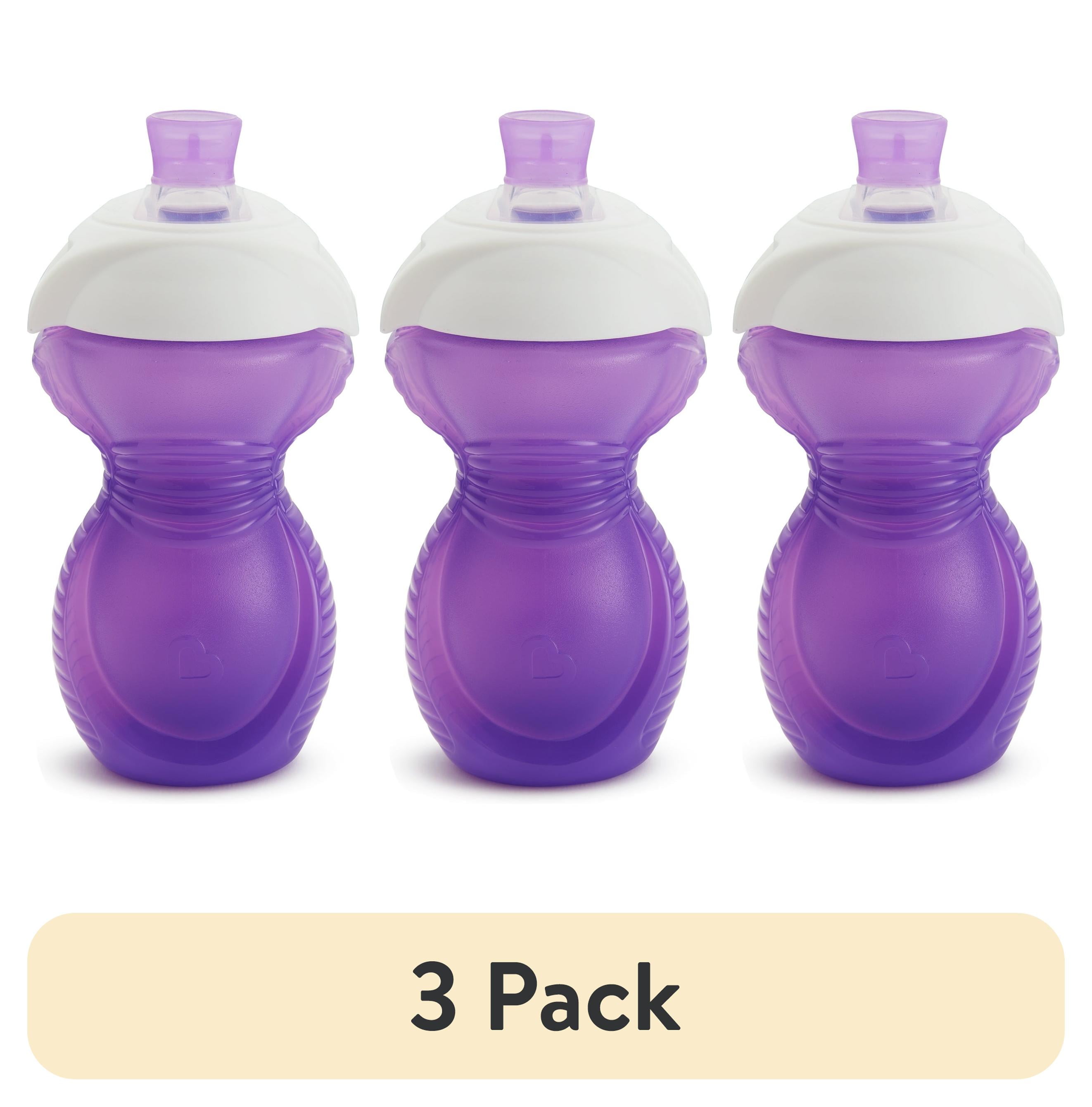 (3 pack) Munchkin® Click Lock™ Bite Proof Toddler Sippy Cup, 9 oz, Blue ...