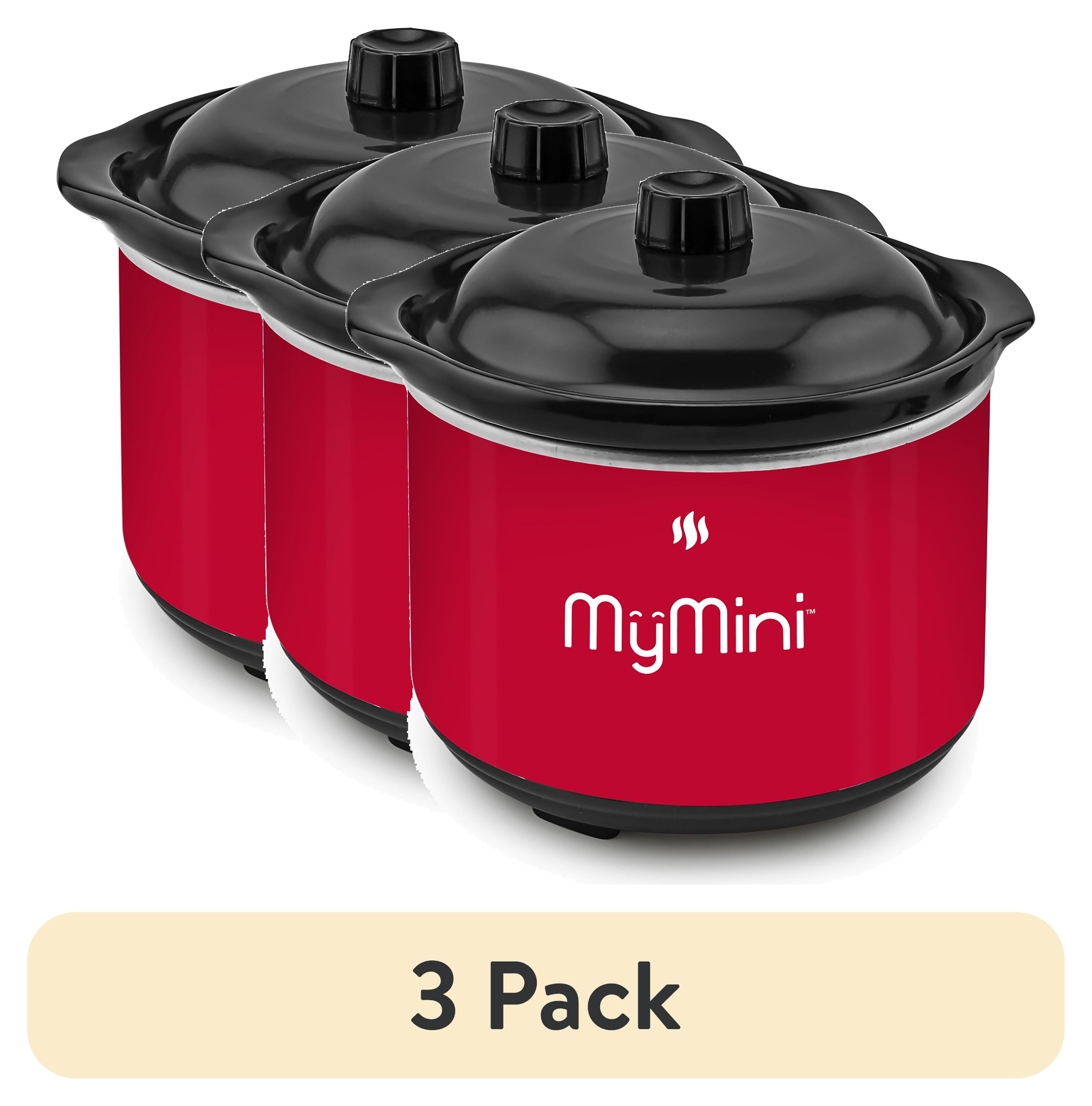 (3 pack) MyMini 20 oz Chocolate Fondue Dipping Pot, 40-Watts, Nonstick ...