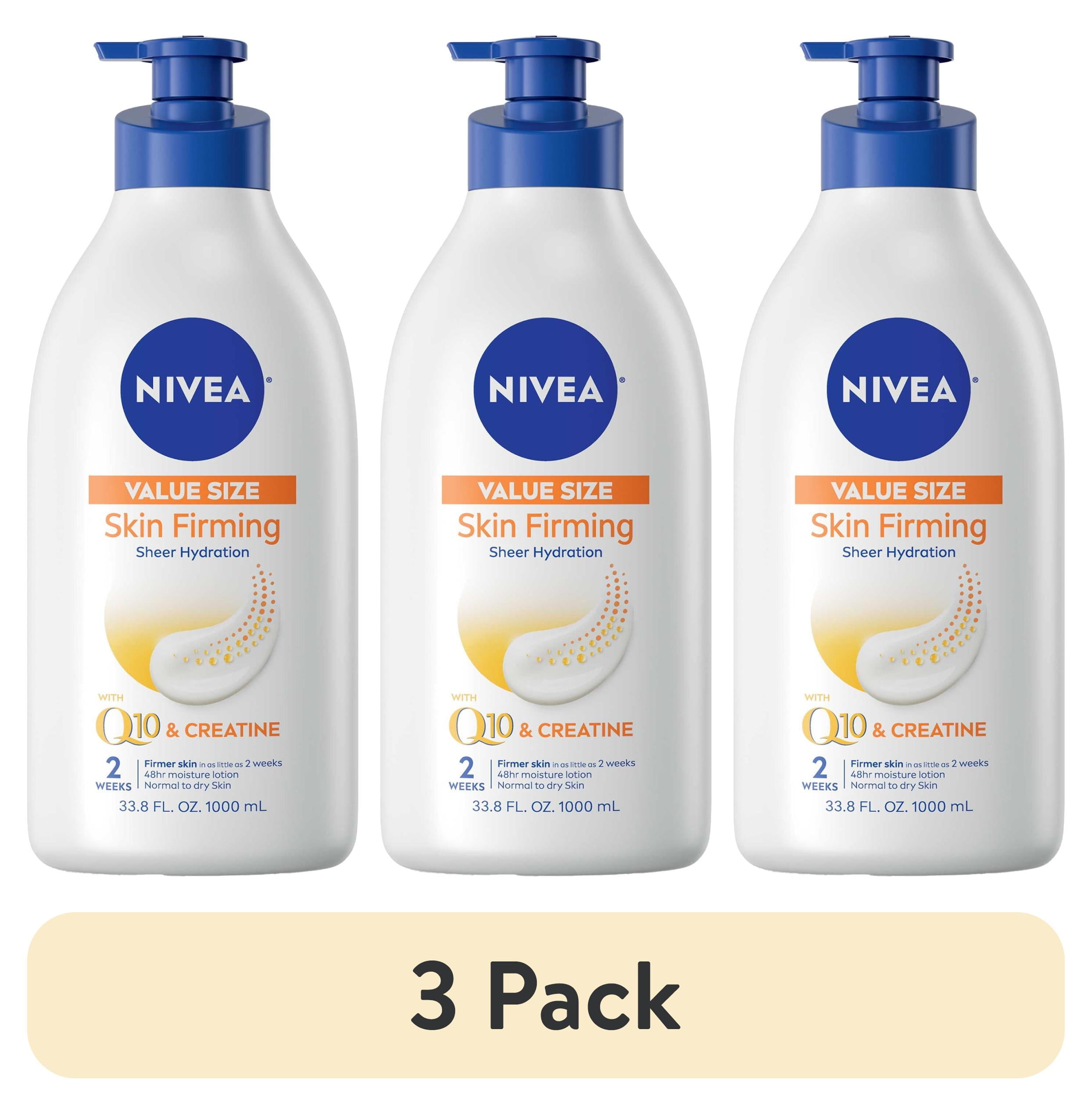 (3 pack) NIVEA Skin Firming Sheer Hydration Body Lotion with Q10 and ...