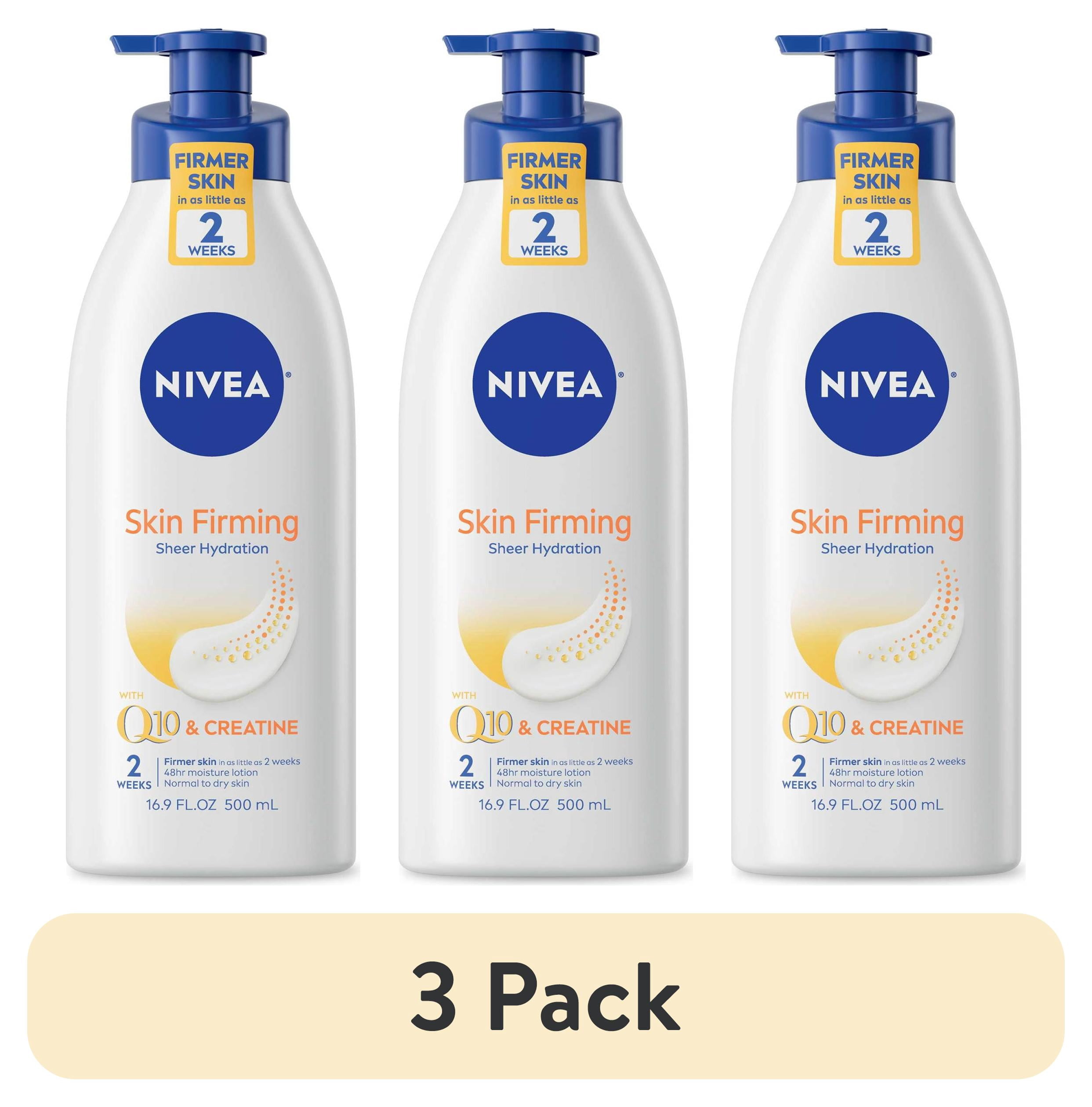 (3 pack) NIVEA Sheer Hydration Skin Firming Body Lotion, Q10 and ...