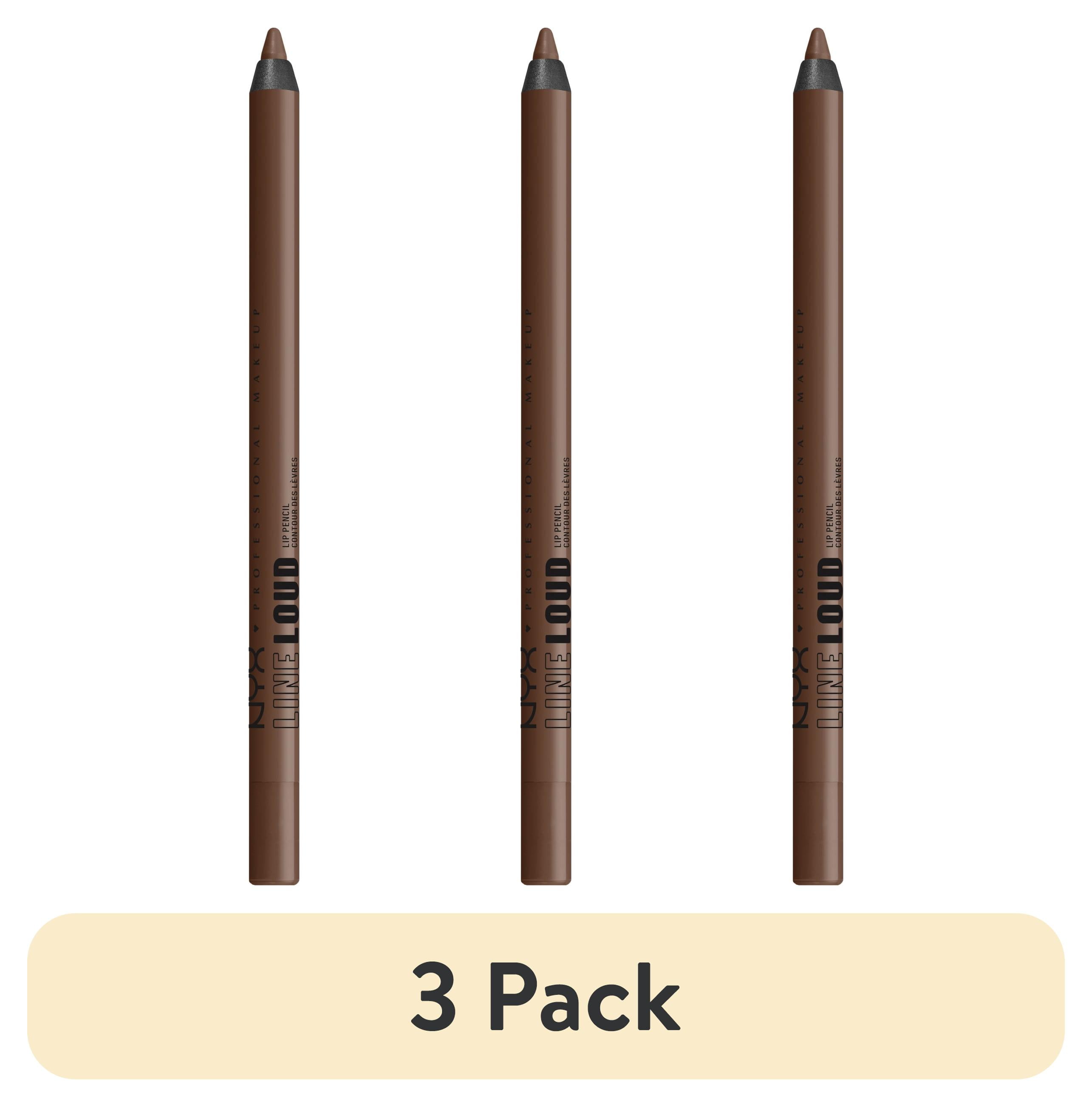 (3 pack) NYX Professional Makeup Line Loud Lip Liner, Longwear Matte ...