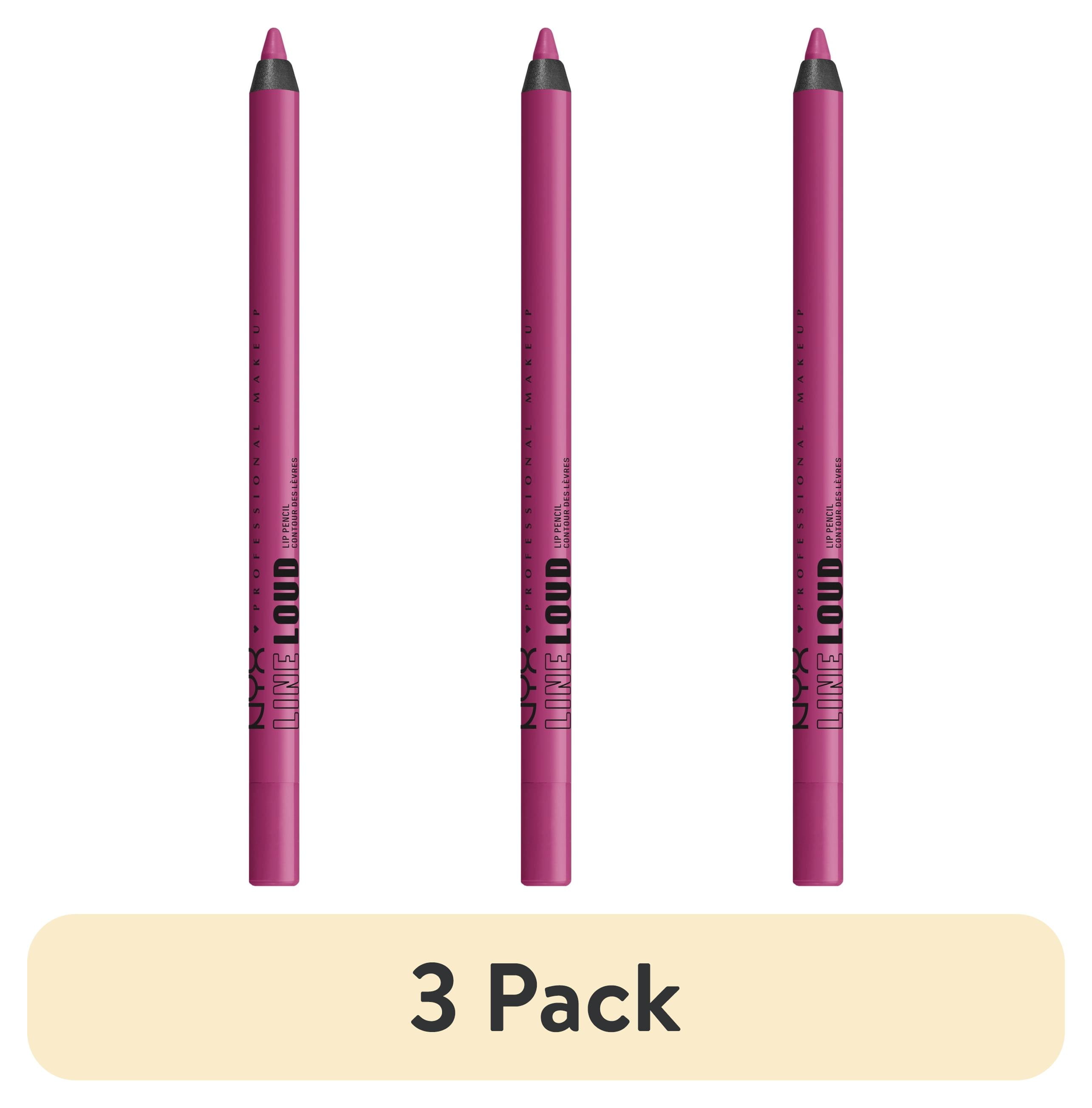 (3 pack) NYX Professional Makeup Line Loud Lip Liner, Longwear Matte ...