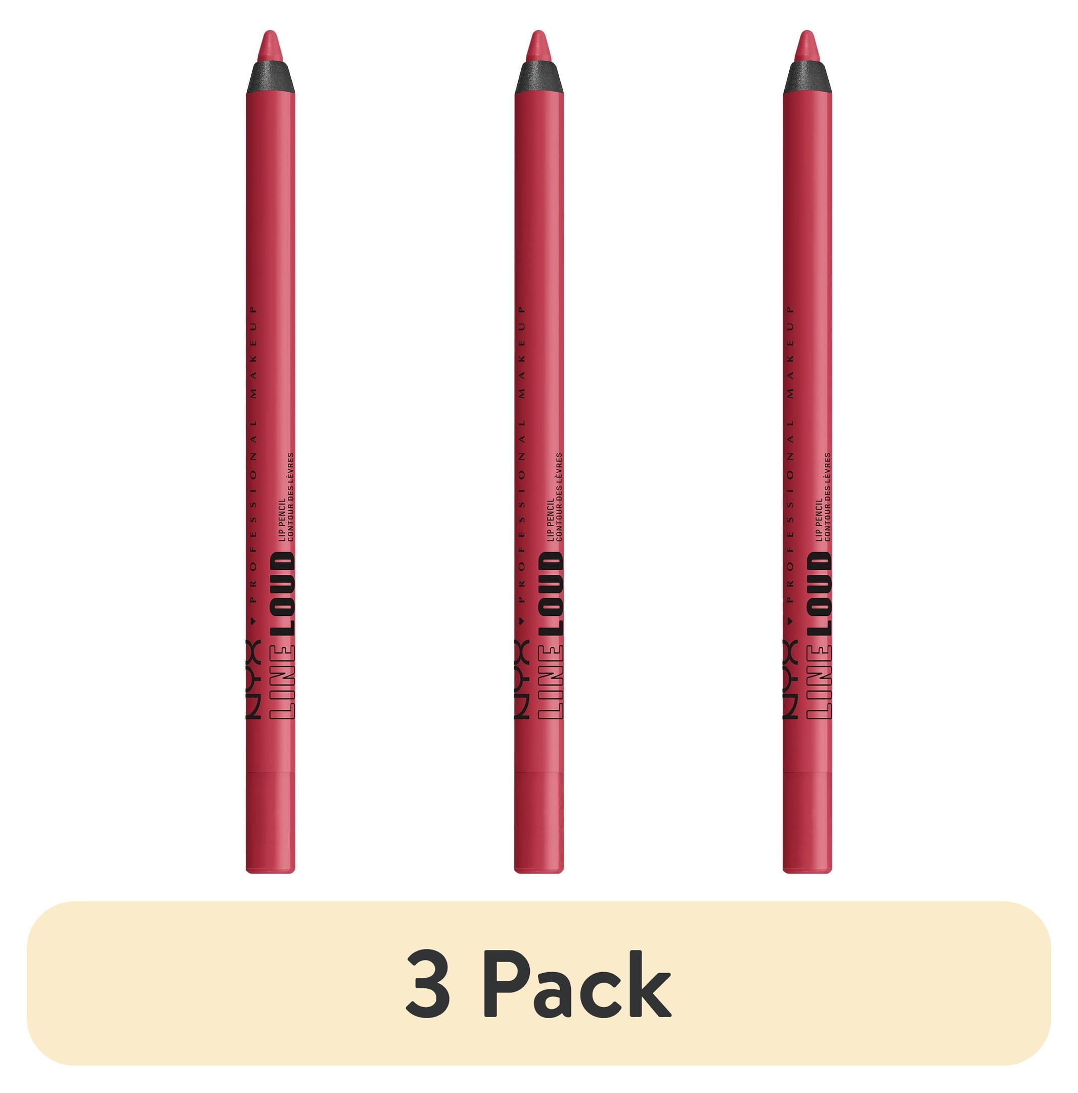 (3 pack) NYX Professional Makeup Line Loud Lip Liner, Longwear Matte ...