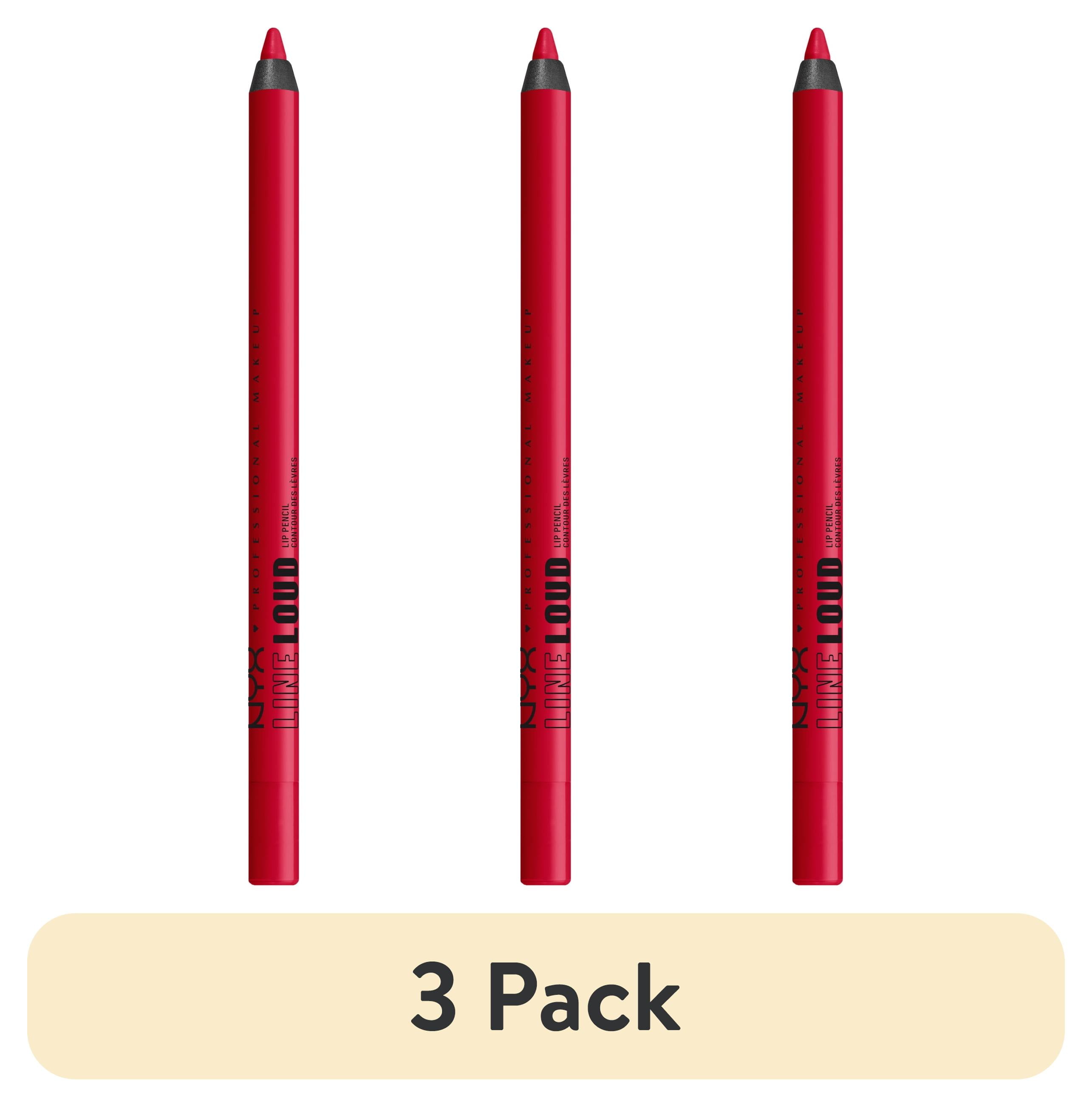 (3 pack) NYX Professional Makeup Line Loud Lip Liner, Longwear Matte ...
