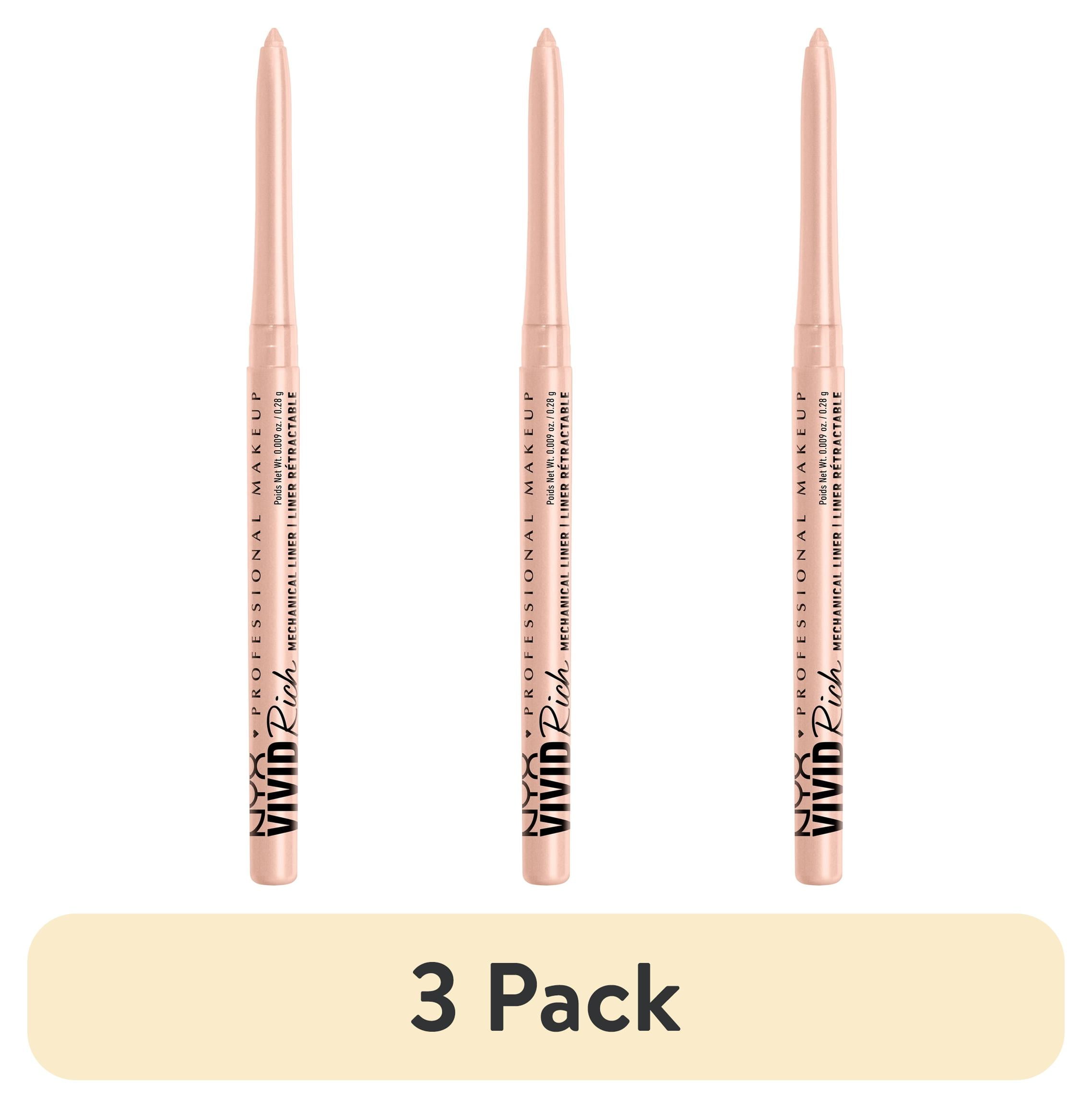 (3 pack) NYX Professional Makeup Vivid Rich Mechanical Eyeliner Pencil ...