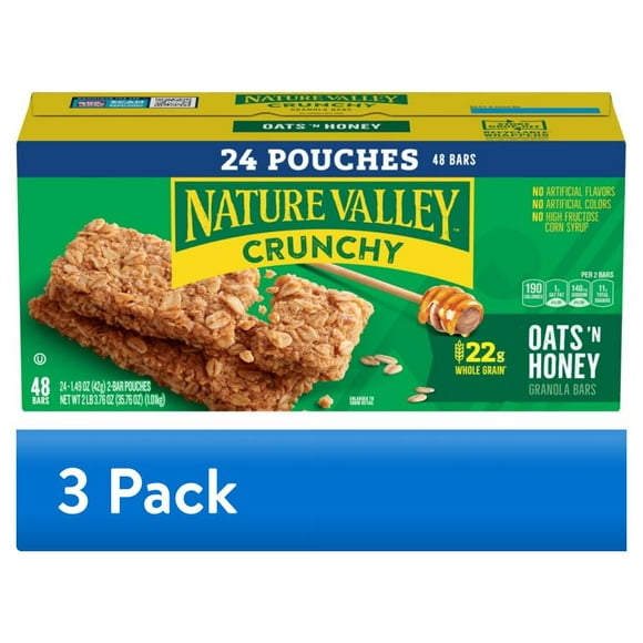 Nature Valley Crunchy Bars in Granola Bars - Walmart.com
