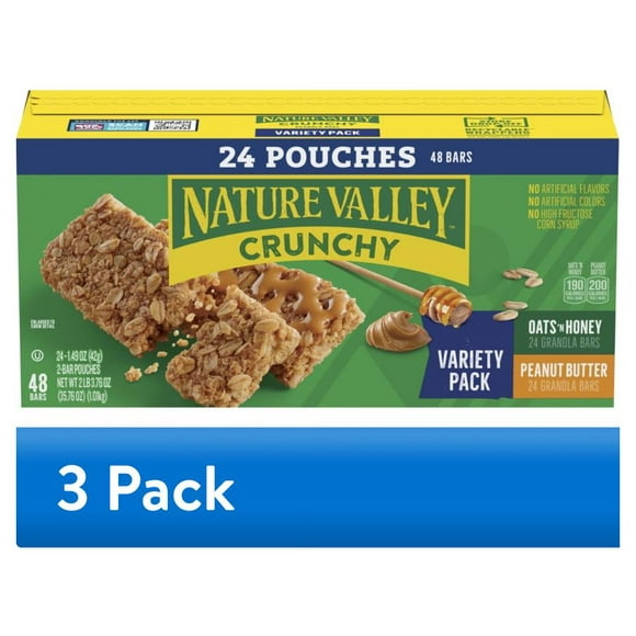 Nature Valley Crunchy Bars in Granola Bars - Walmart.com