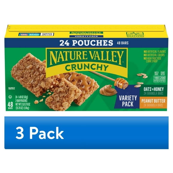 Nature Valley Crunchy Bars in Granola Bars - Walmart.com
