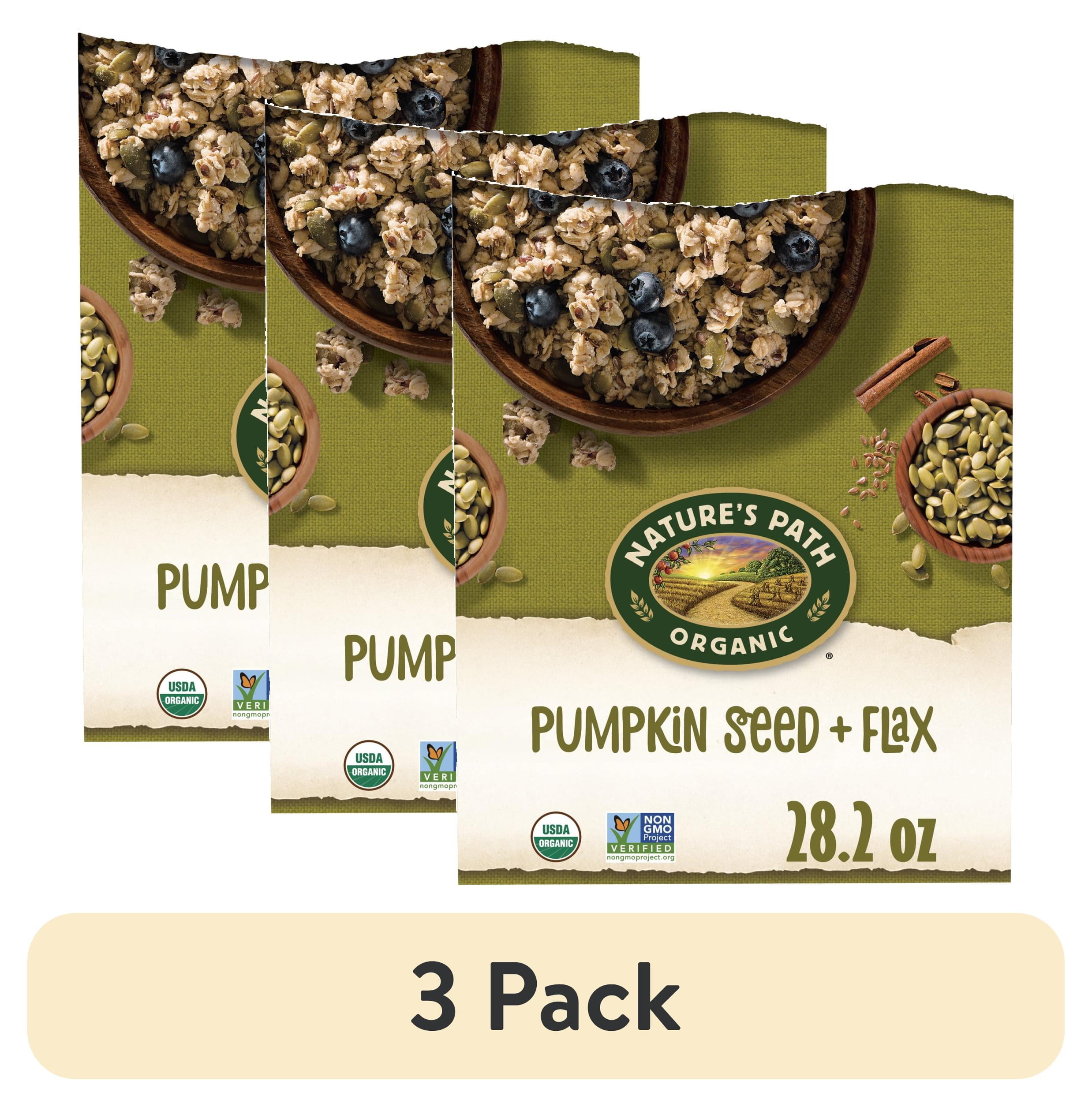 (3 pack) Nature's Path Organic Granola, Pumpkin Seed + Flax, 28.2 oz ...