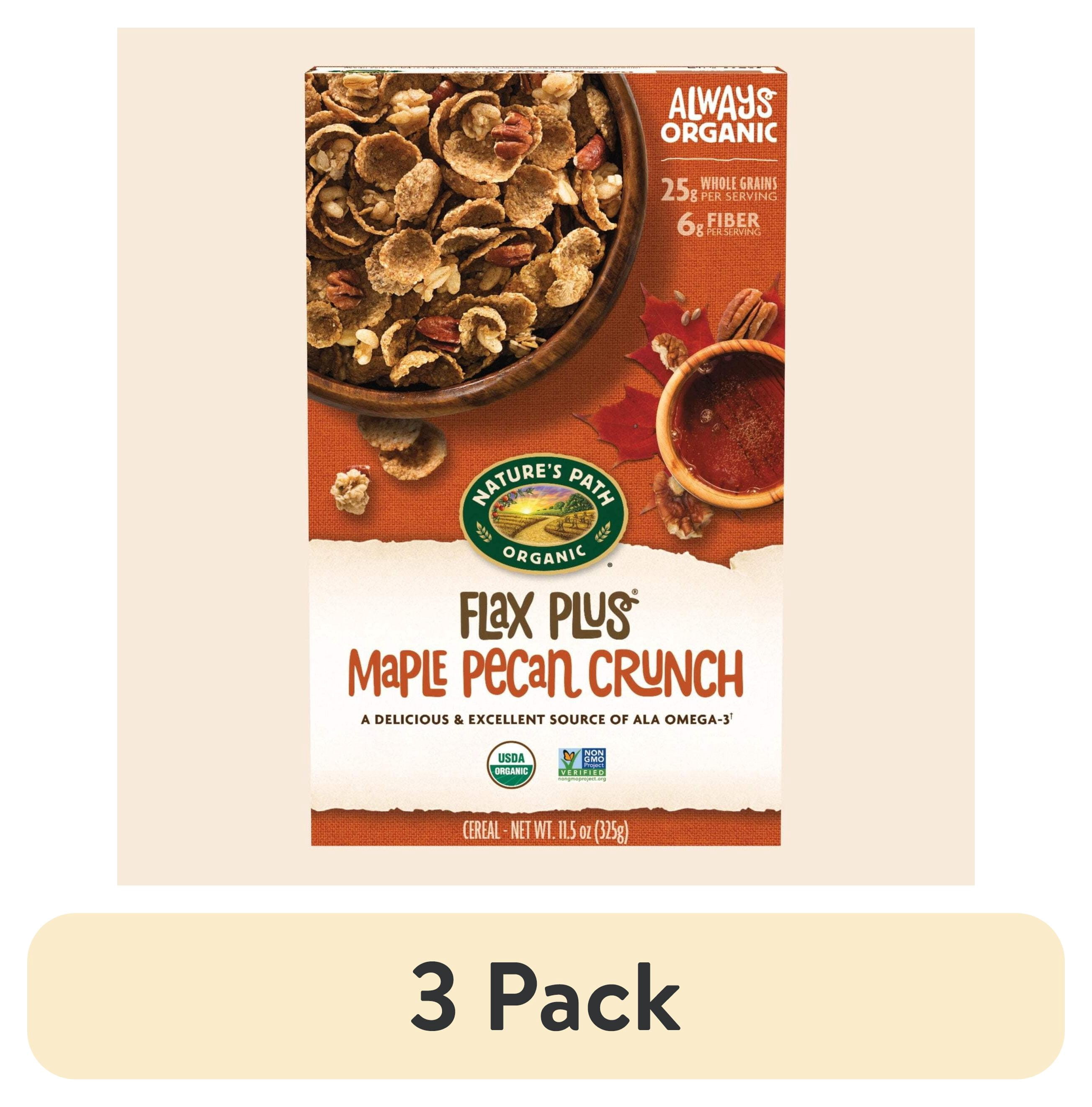 (3 pack) Nature's Path Organic Maple Pecan Crunch Cereal 11oz Box ...