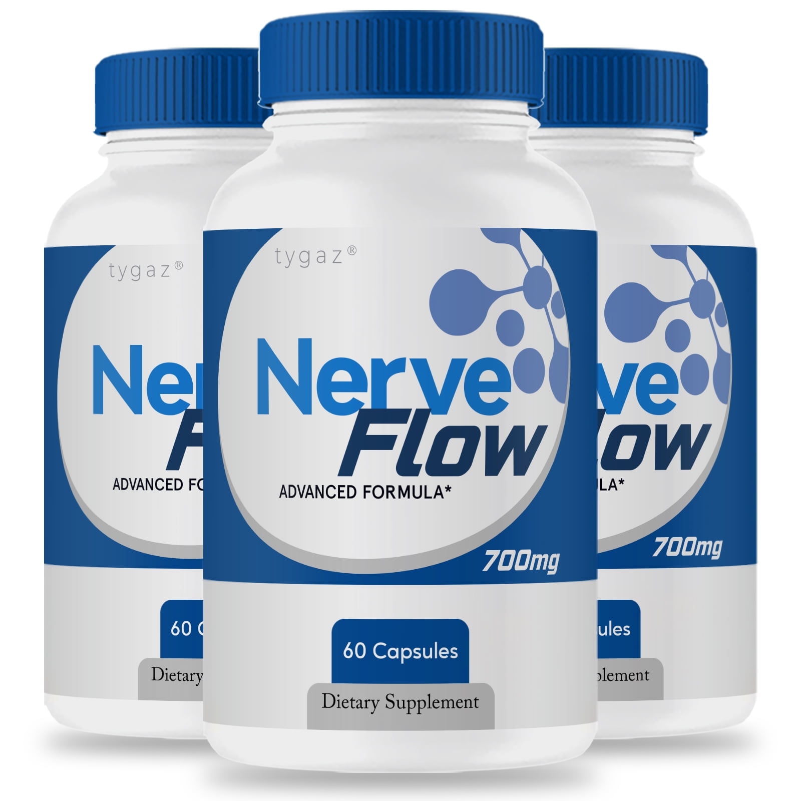 (3 pack) NerveFlow - Nerve Flow Pill Supplement - Walmart.com