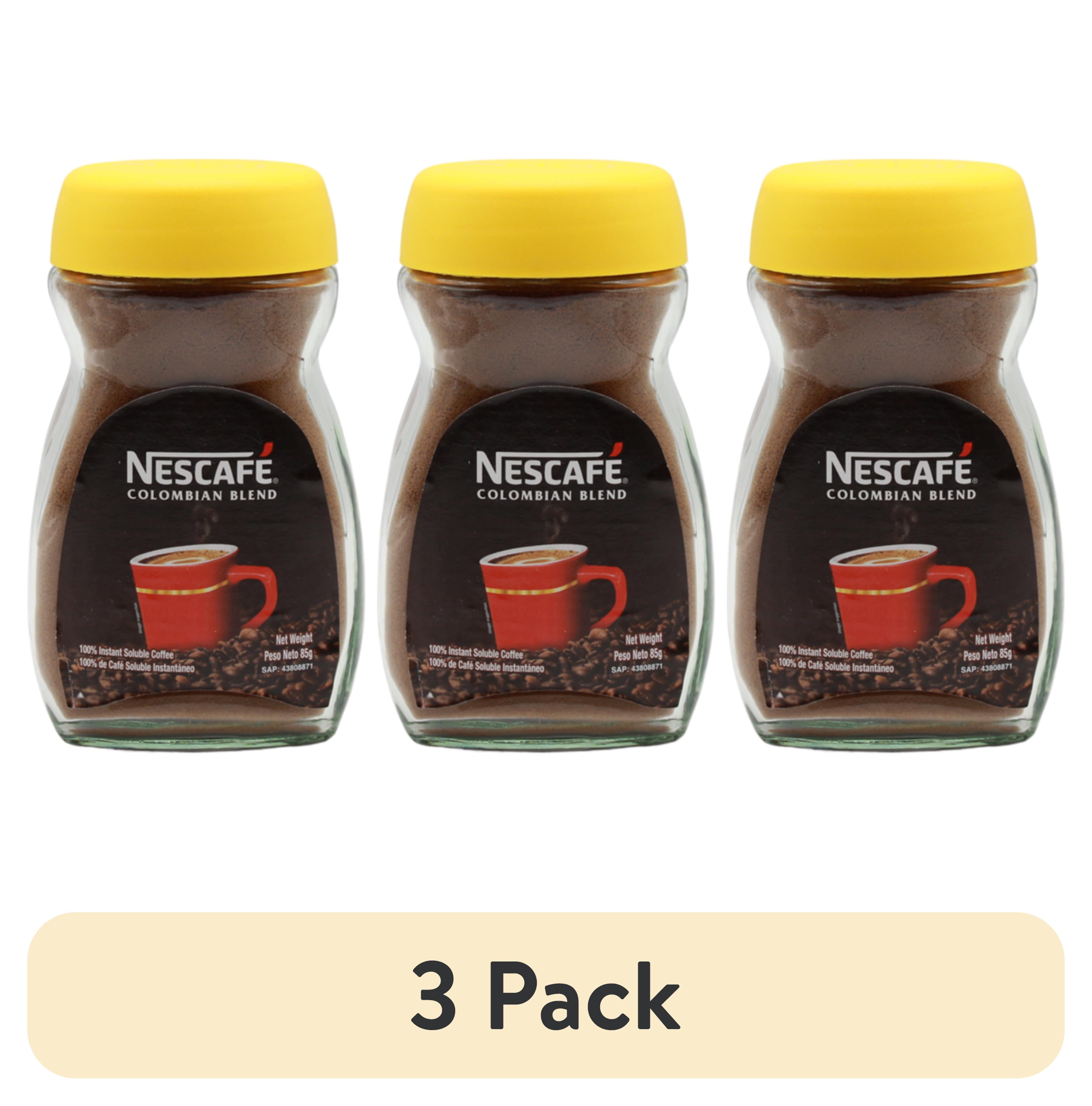 (3 pack) Nescafe Colombian Blend, 100% Instant Soluble Coffee, 85g ...