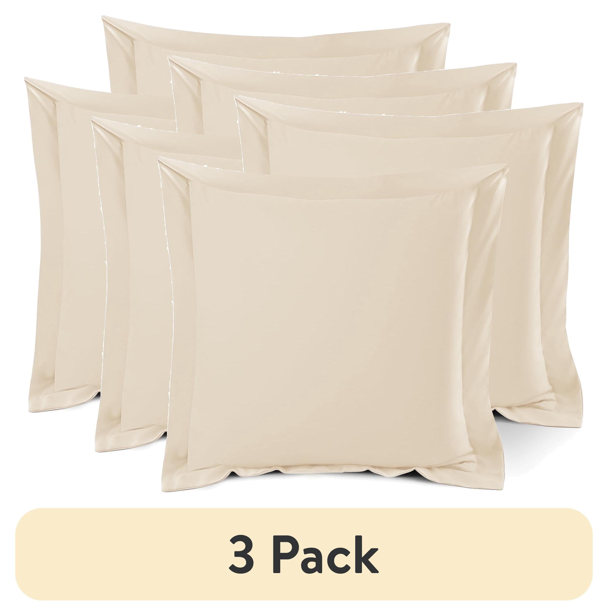 (3 pack) Nestl Pillow Sham Set of 2, Premium 1800 Series Double Brushed ...