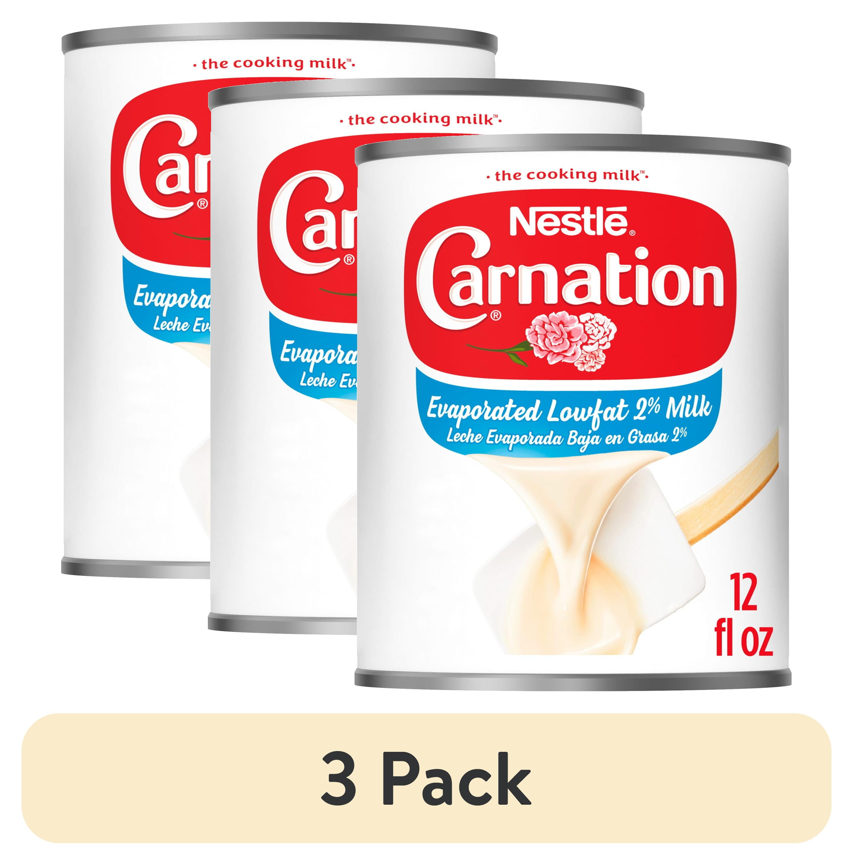 (3 pack) Nestle Carnation Vitamin D Added Evaporated Milk for Holiday ...
