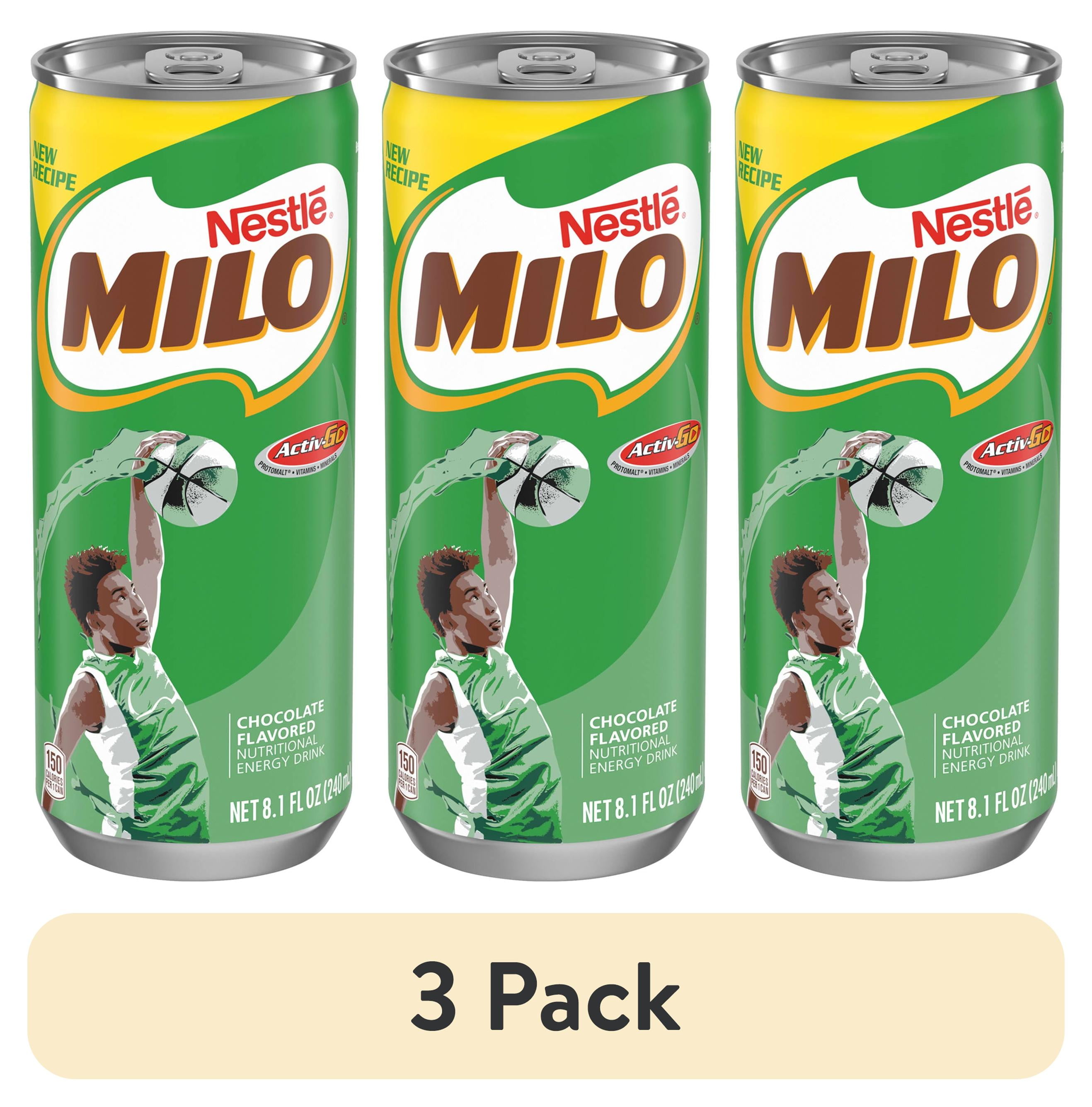 (3 pack) Nestle Milo Activ Go Instant Chocolate Flavored Nutritional ...