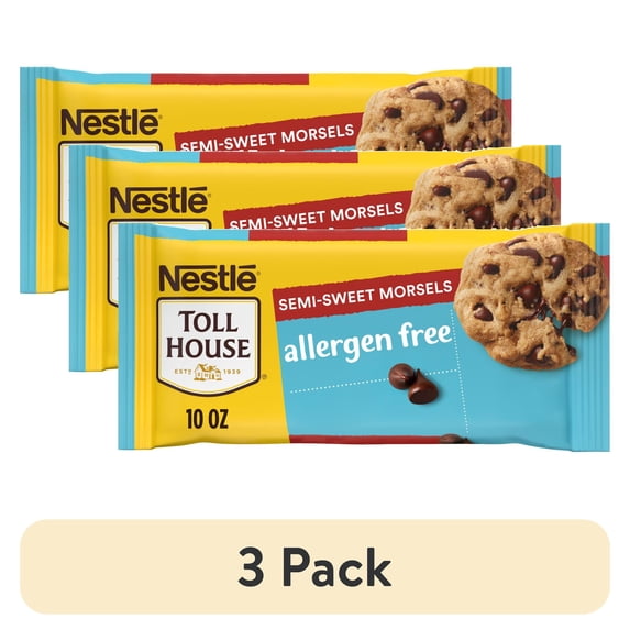 (3 pack) Nestle Toll House Organic Allergen Free Semi-Sweet Regular ...