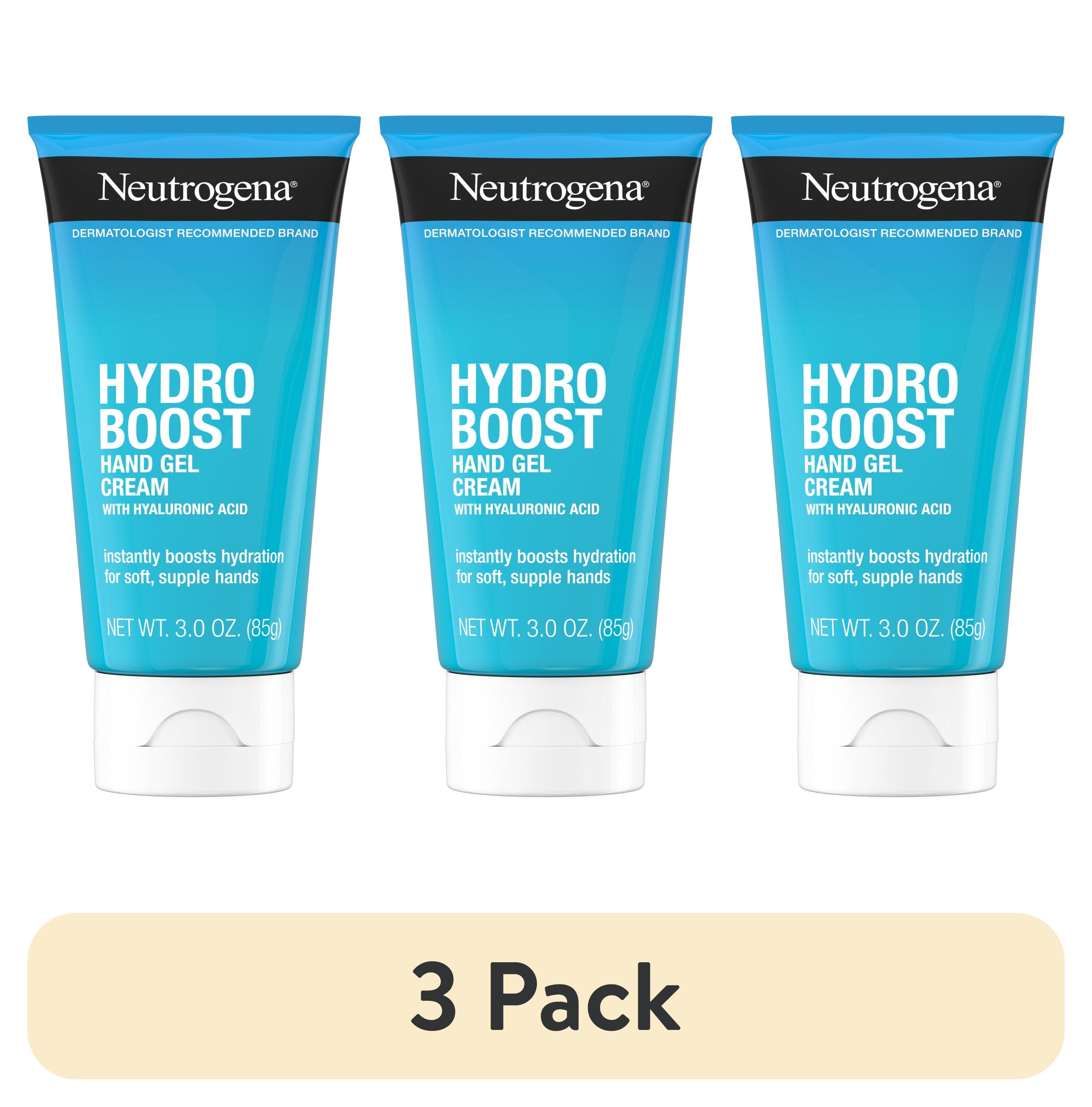 (3 pack) Neutrogena Hydro Boost Gel Hand Cream with Hyaluronic Acid, 3 ...