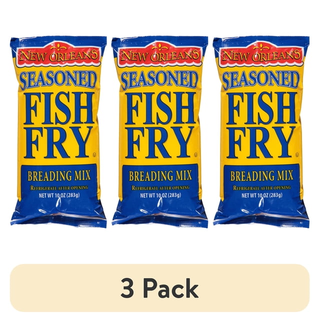 (3 pack) New Orleans Kosher Seasoned Fish Fry, 10 oz Bag - Walmart.com