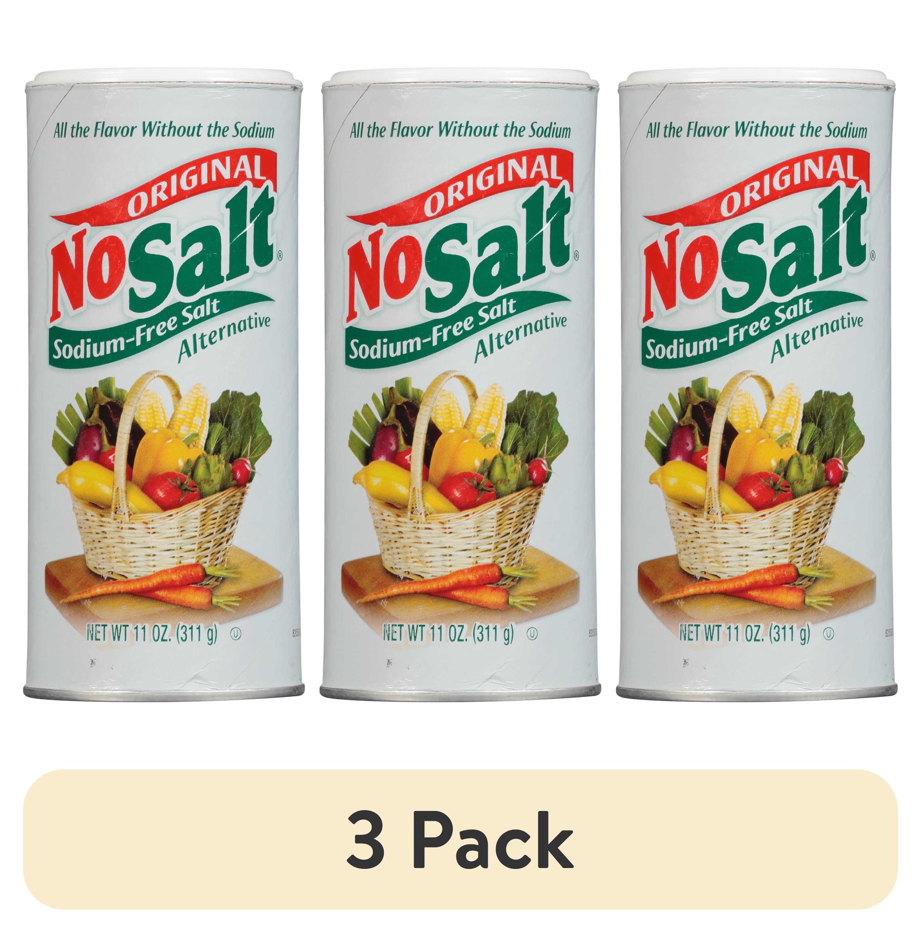 (3 pack) NoSalt Original Sodium-Free Salt Alternative, 11.0 oz Bottle ...