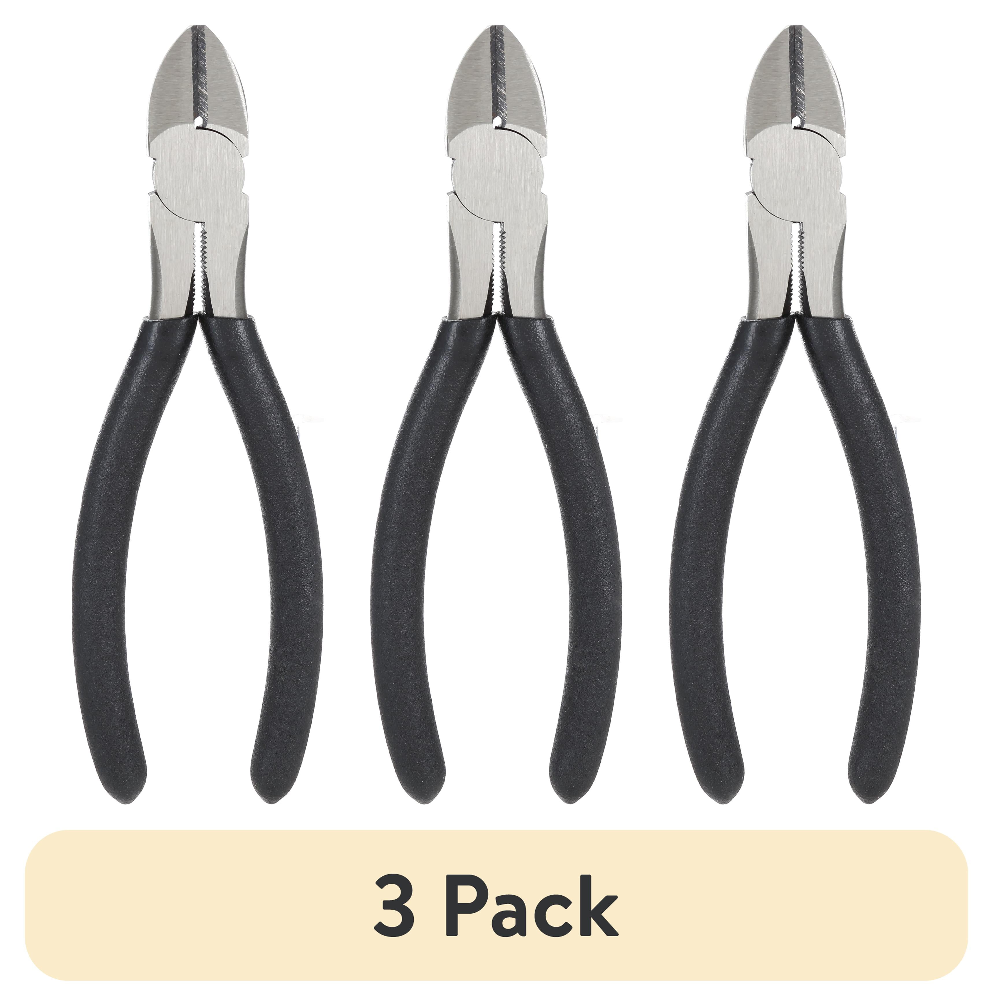 (3 pack) Nonbranded 6 in Diagonal Pliers - Walmart.com