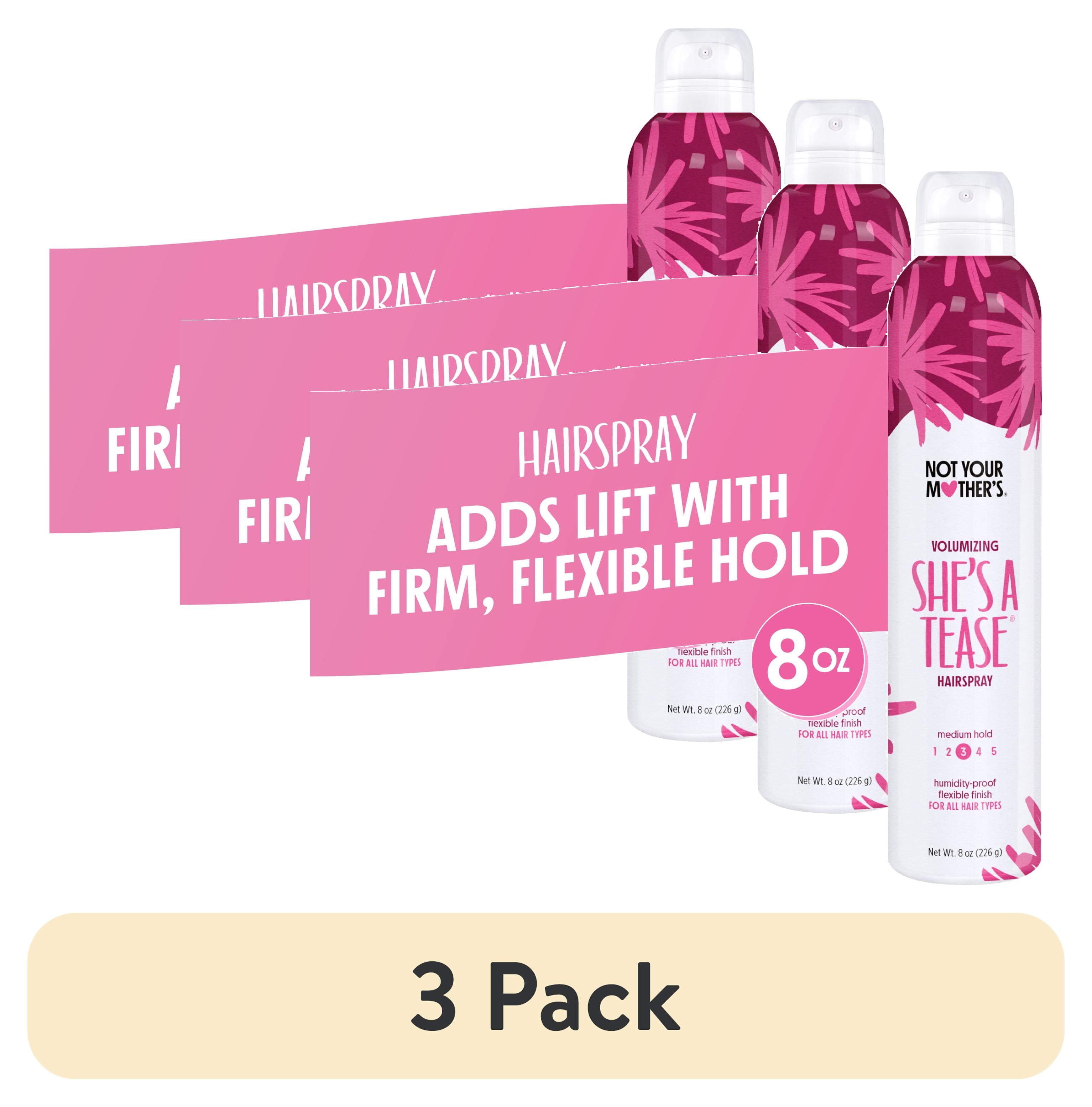 (3 pack) Not Your Mother's She's a Tease Volumizing Hairspray, 8 oz ...