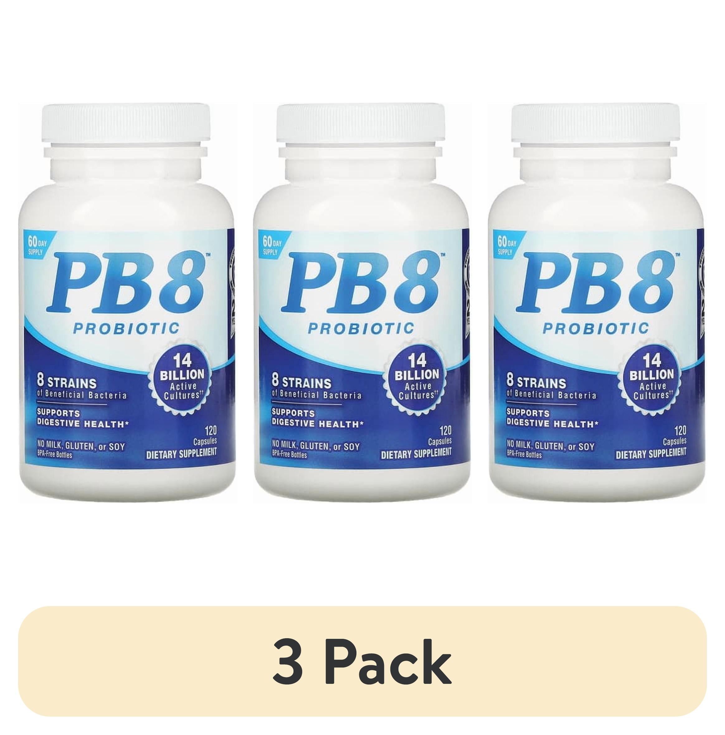 (3 pack) Nutrition Now PB 8 Pro-Biotic Acidophilus For Life Capsules ...