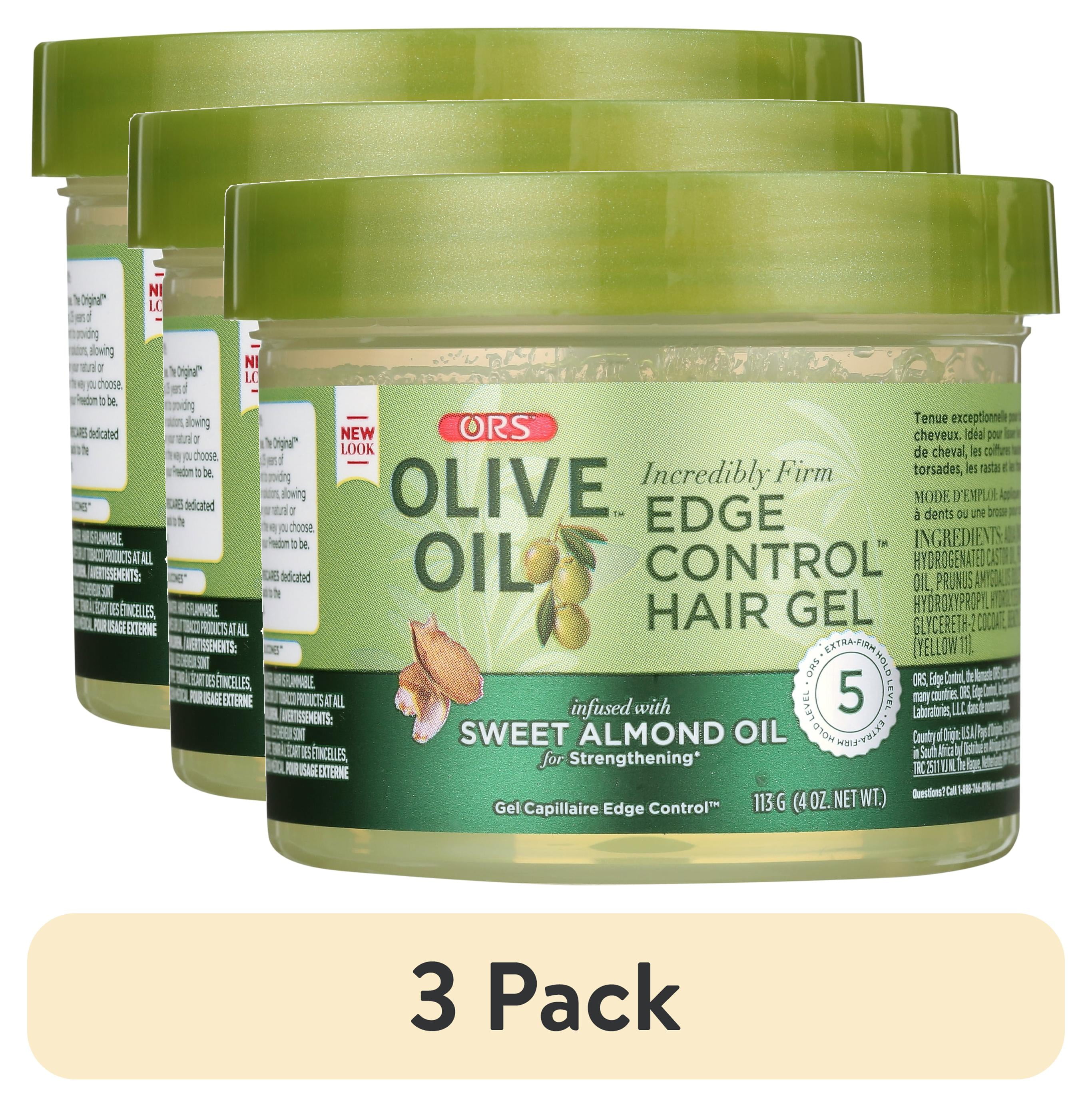 (3 pack) ORS Olive Oil Edge Control Hair Gel, Natural Hair Types ...