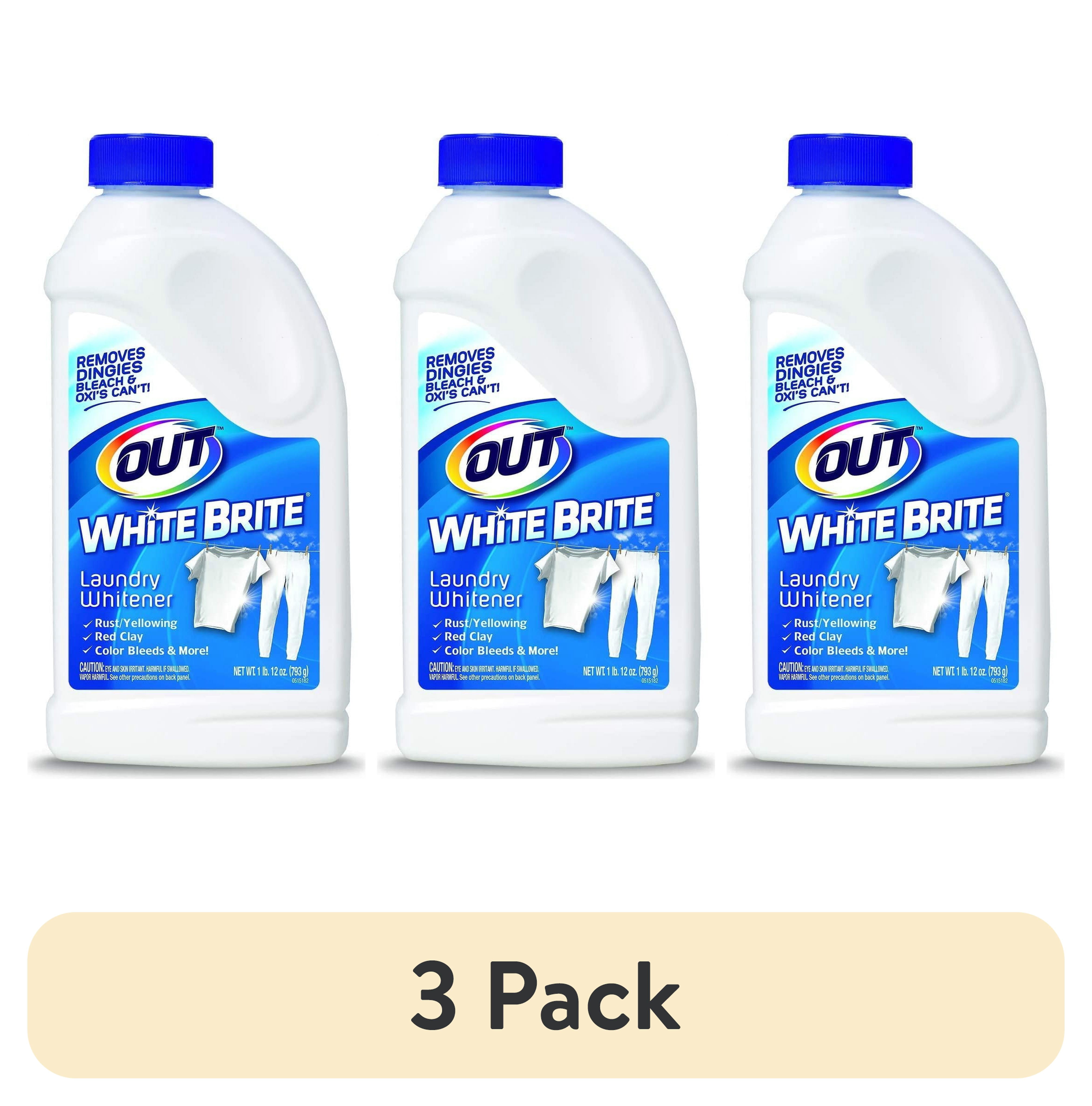 (3 pack) OUT White Brite Laundry Whitener, 1 lb. 12 oz. Bottle ...