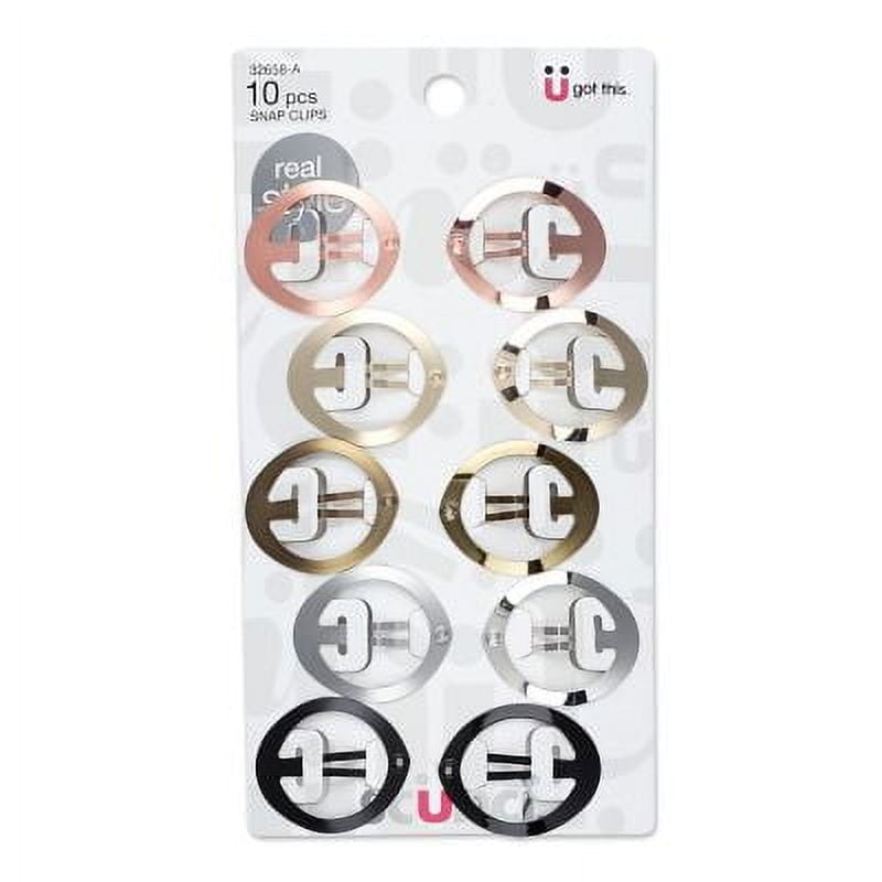 (3 pack) OVAL OPEN CNTR SNAP CLIPS 10CT - Walmart.com