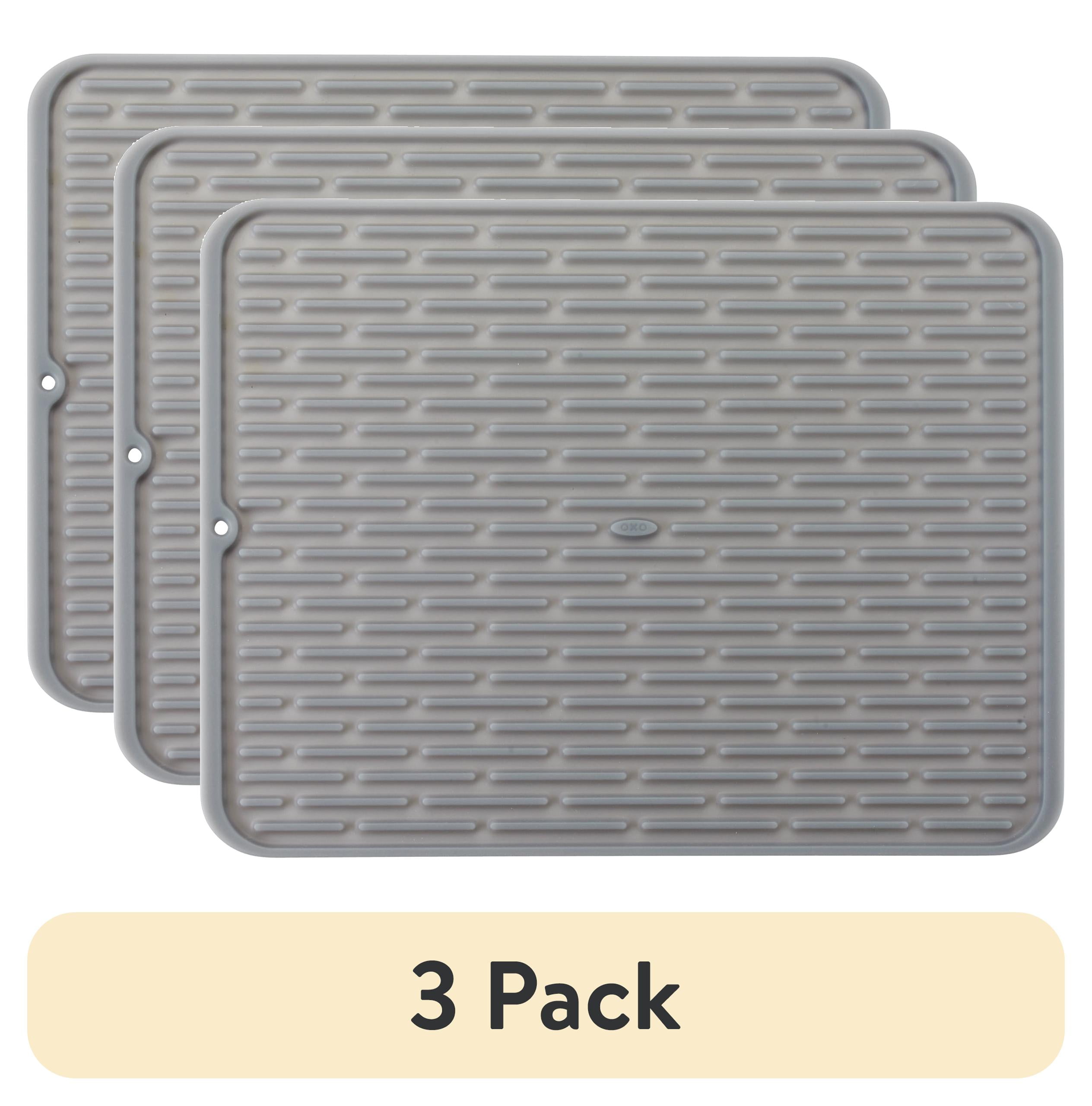 (3 pack) OXO Softworks Large Silicone Drying Mat - Walmart.com