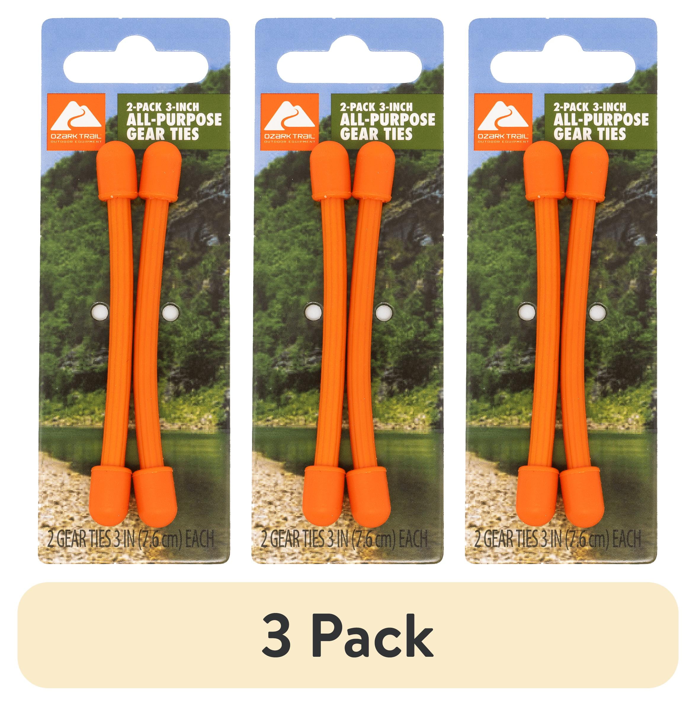 (3 pack) OZARK TRAIL ALL PURPOSE GEAR TIES - 3 INCH - Walmart.com