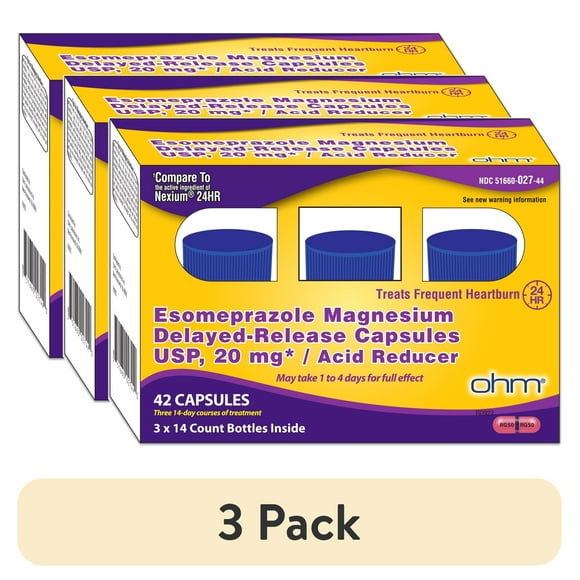 Omeprazole in Antacids and Heartburn Relief - Walmart.com