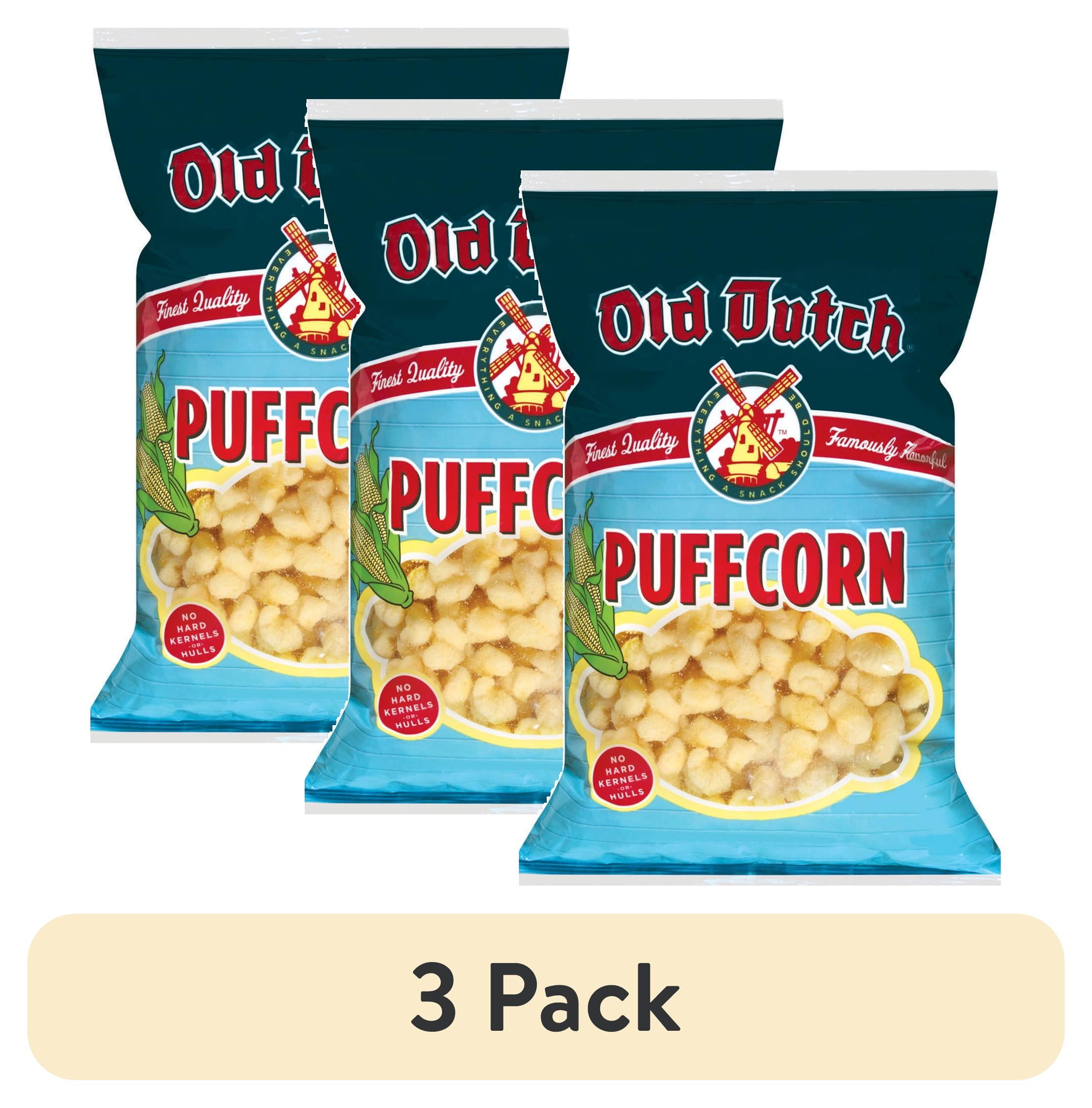 (3 pack) Old Dutch Original Puffcorn, 9oz Puffed Snack - Walmart.com