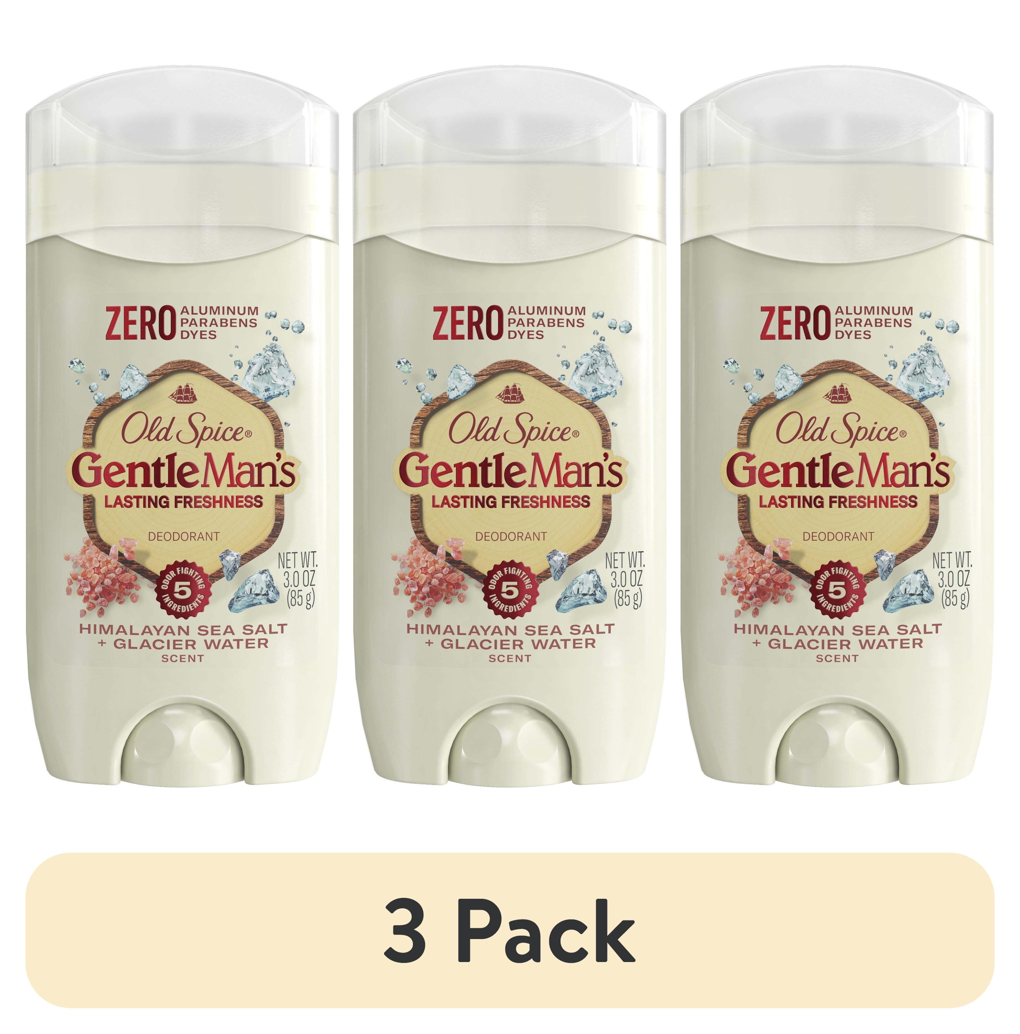 (3 pack) Old Spice Aluminum Free Men's Deodorant, Gentleman's Blend ...