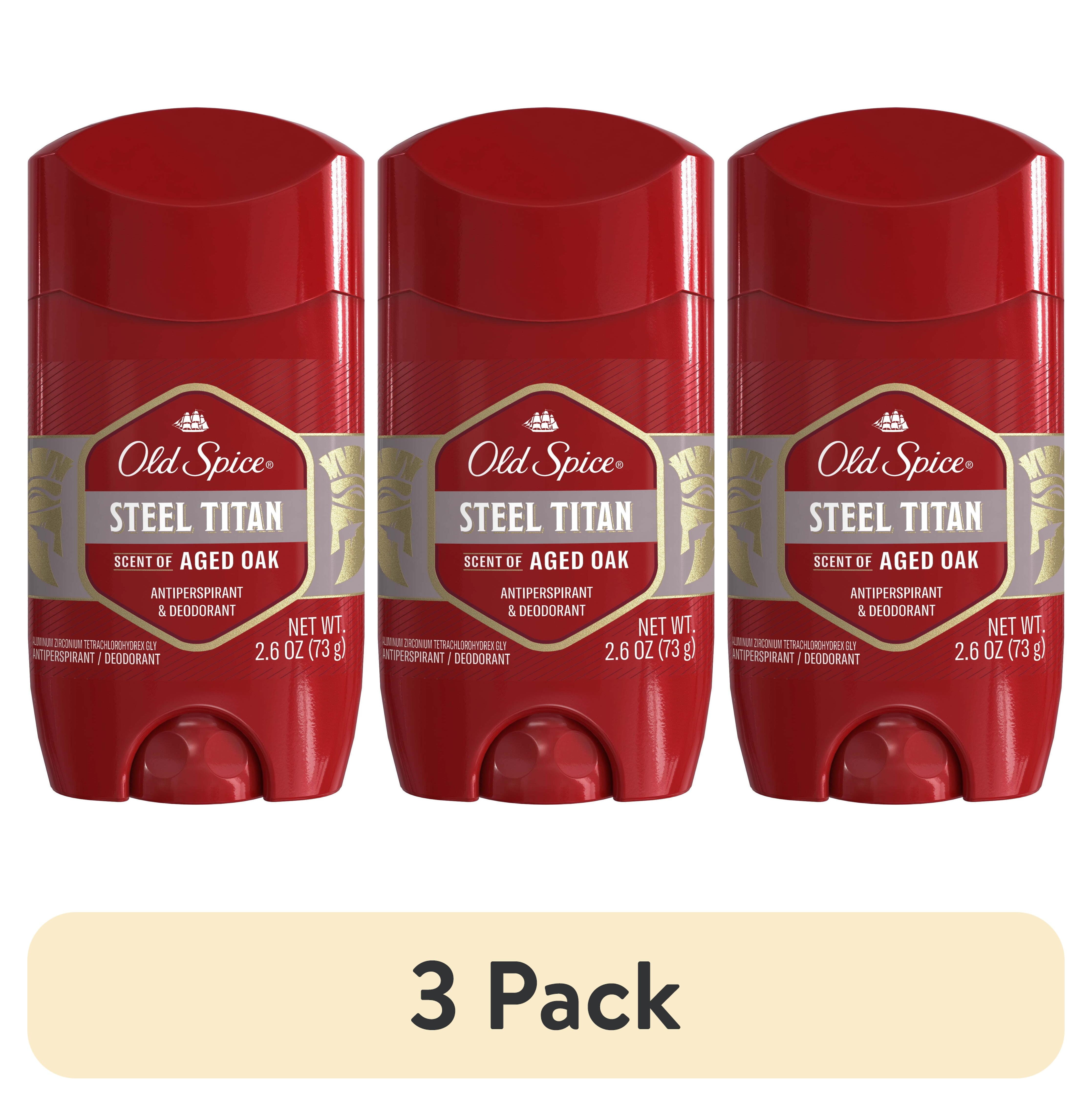 (3 pack) Old Spice Red Collection Steel Titan Scent Invisible Solid ...