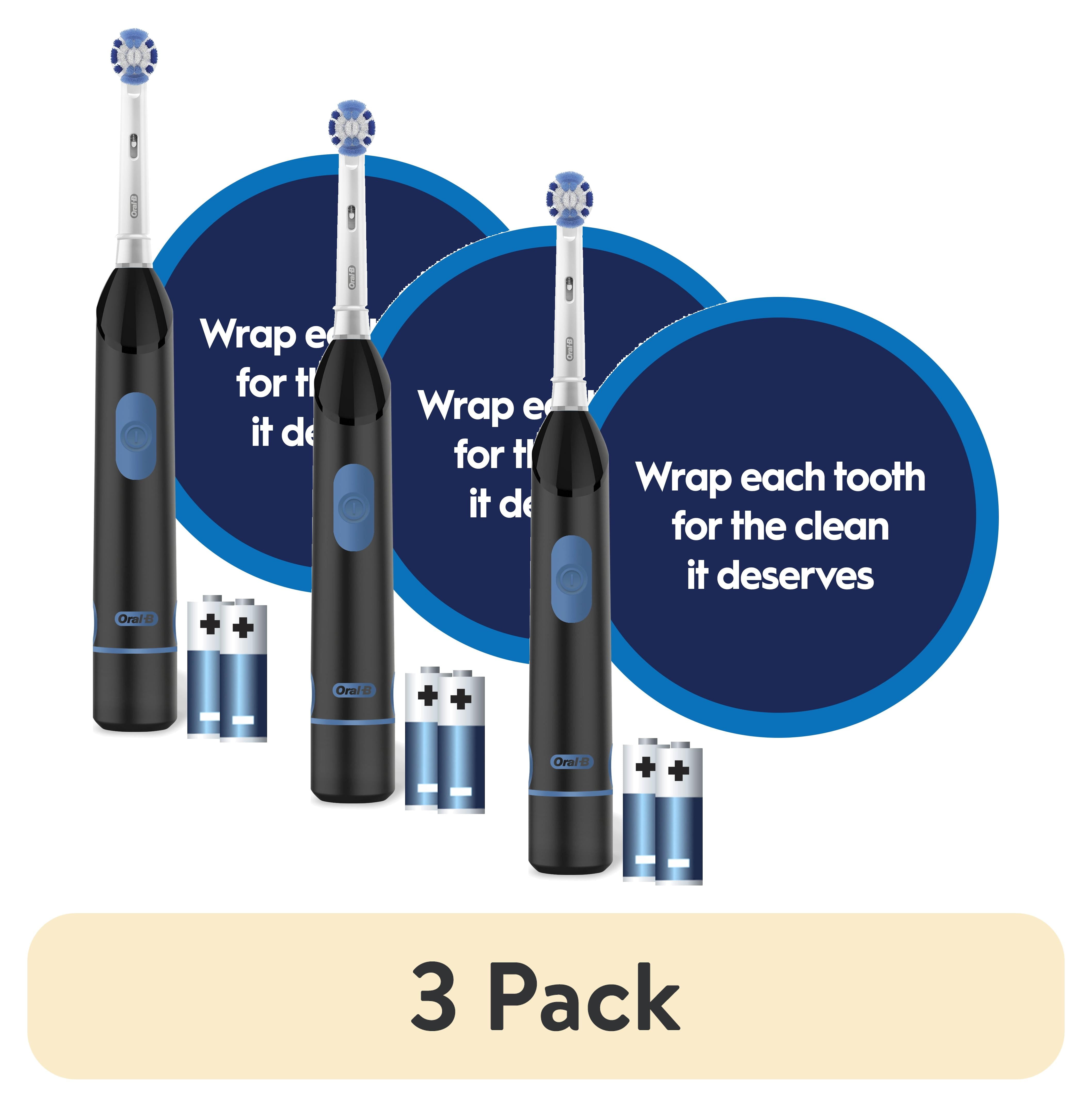 (3 pack) Oral-B Toothbrush, Easy Clean Compact Head Battery Powered ...